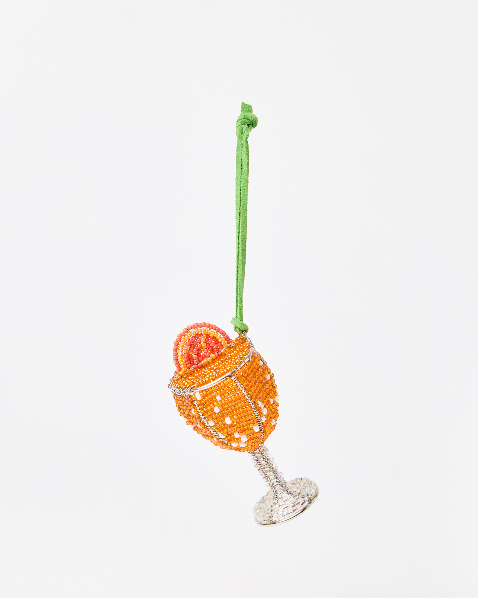 Aperol Spritz Beaded Christmas Tree Decoration | Oliver Bonas