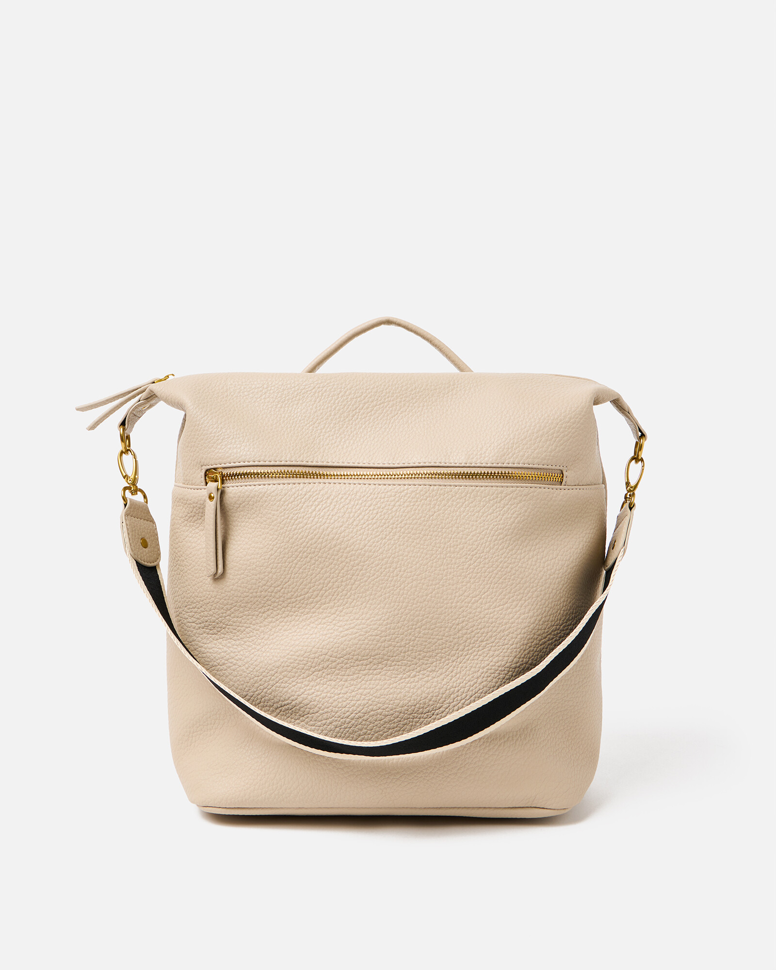 Ethel Cream Stripe Backpack | Oliver Bonas