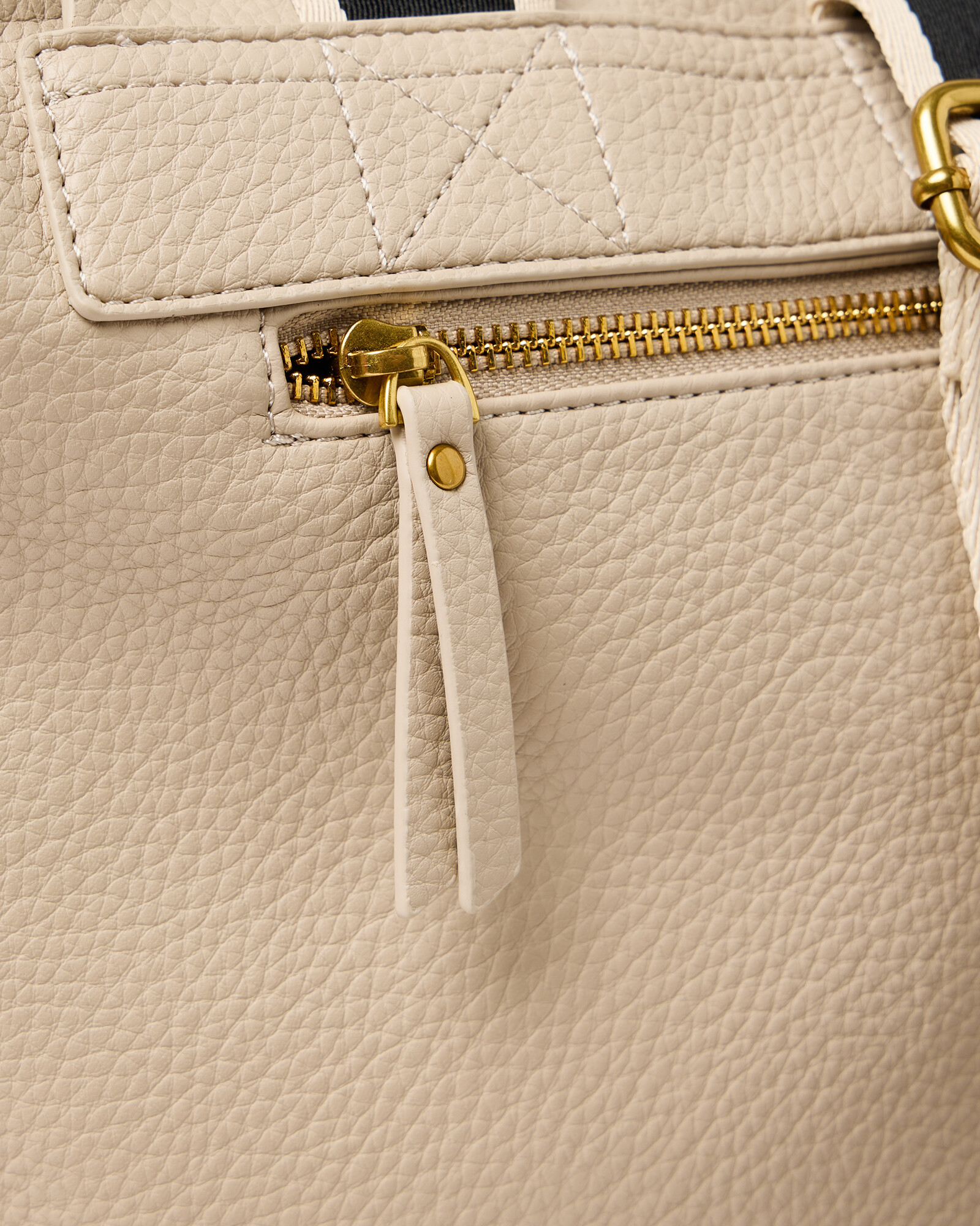 Ethel Cream Stripe Backpack | Oliver Bonas
