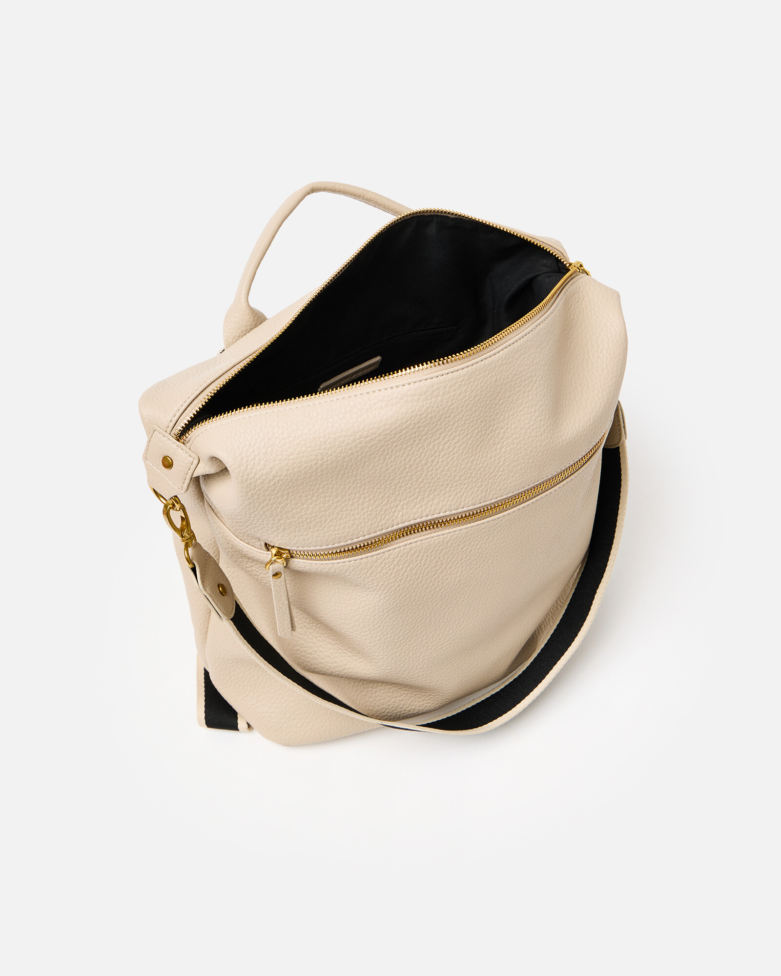 Ethel Cream Stripe Backpack | Oliver Bonas