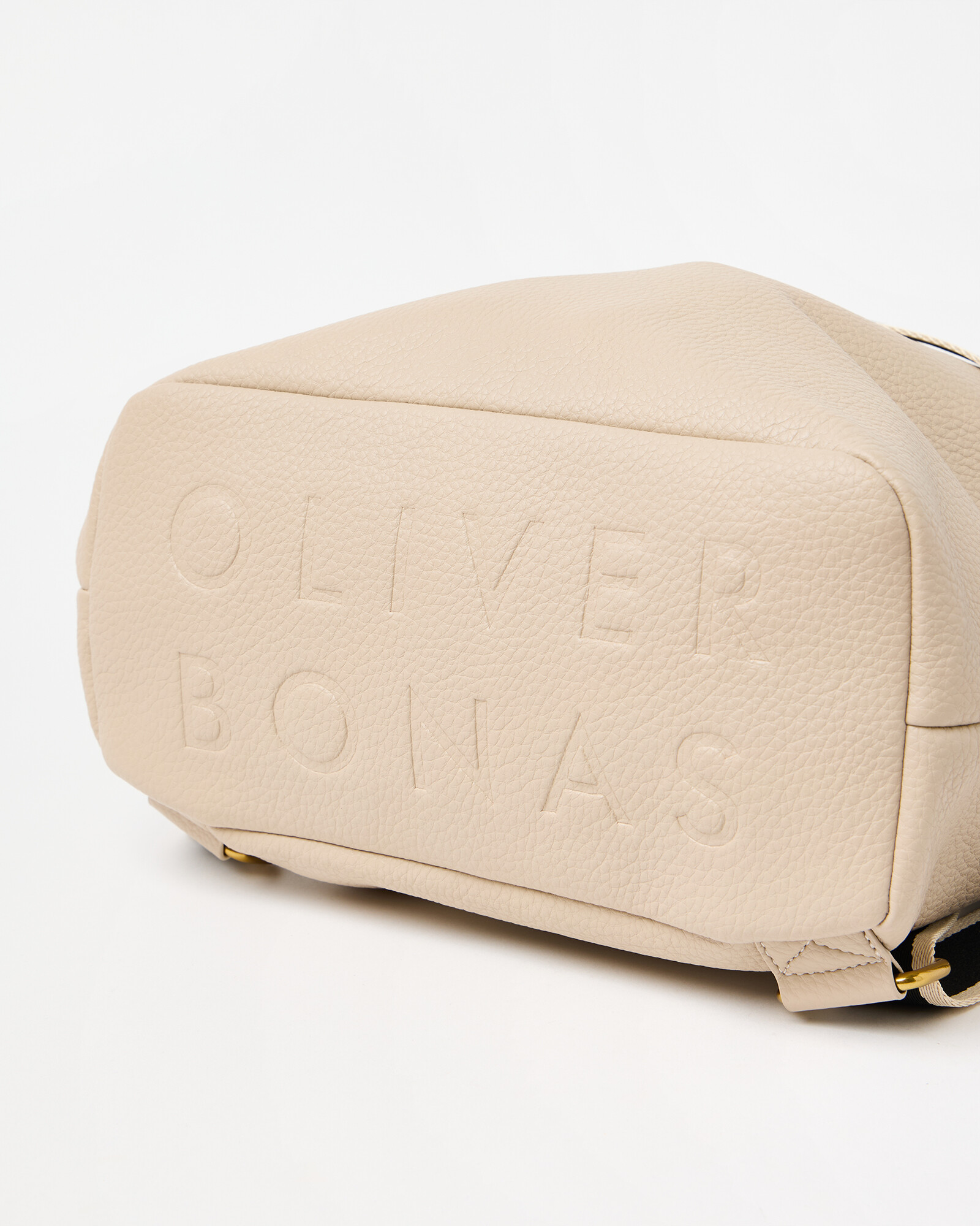 Ethel Cream Stripe Backpack | Oliver Bonas