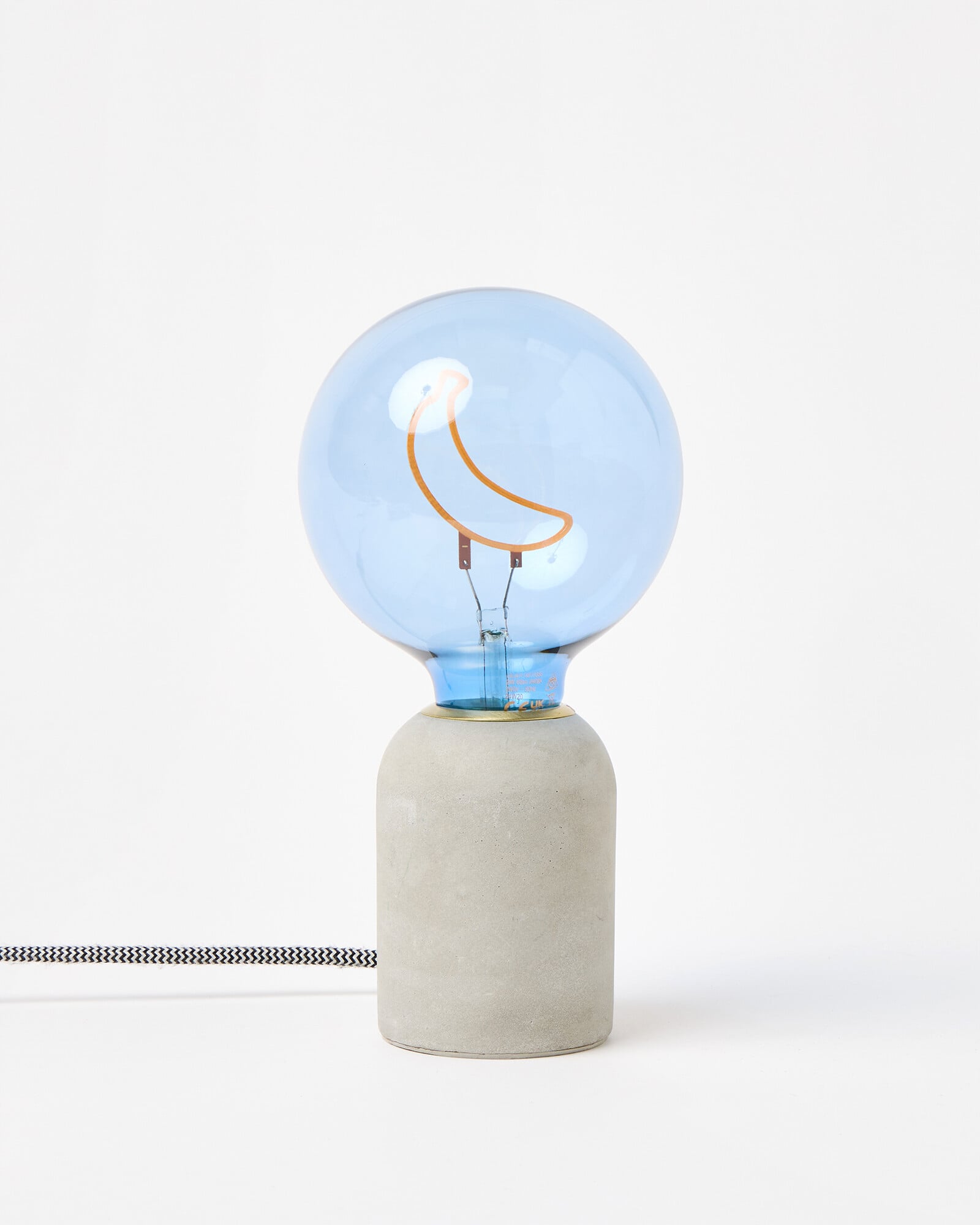Banana Blue Glass Light Bulb | Oliver Bonas