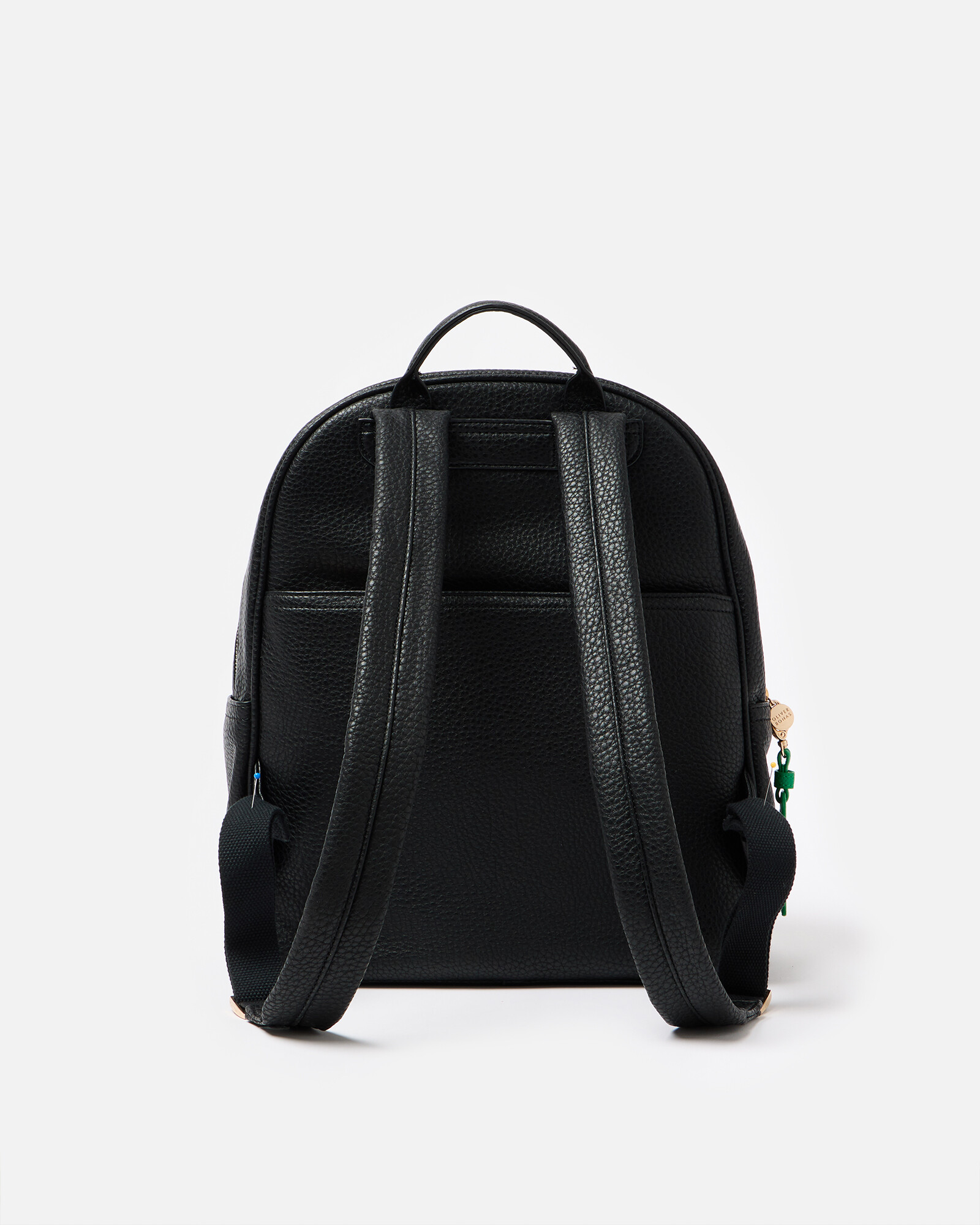 Austin Curved Black Backpack | Oliver Bonas
