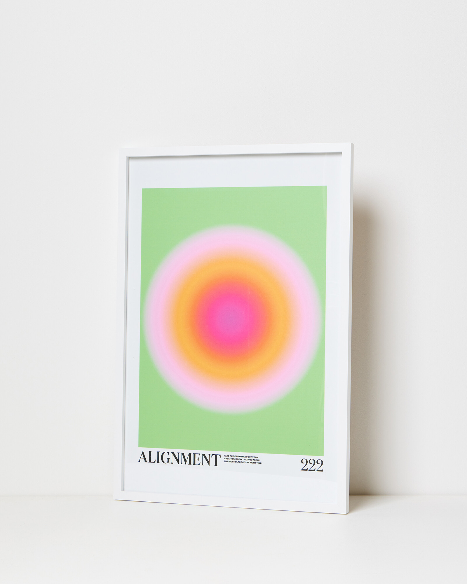 Alignment Green Framed Wall Art | Oliver Bonas