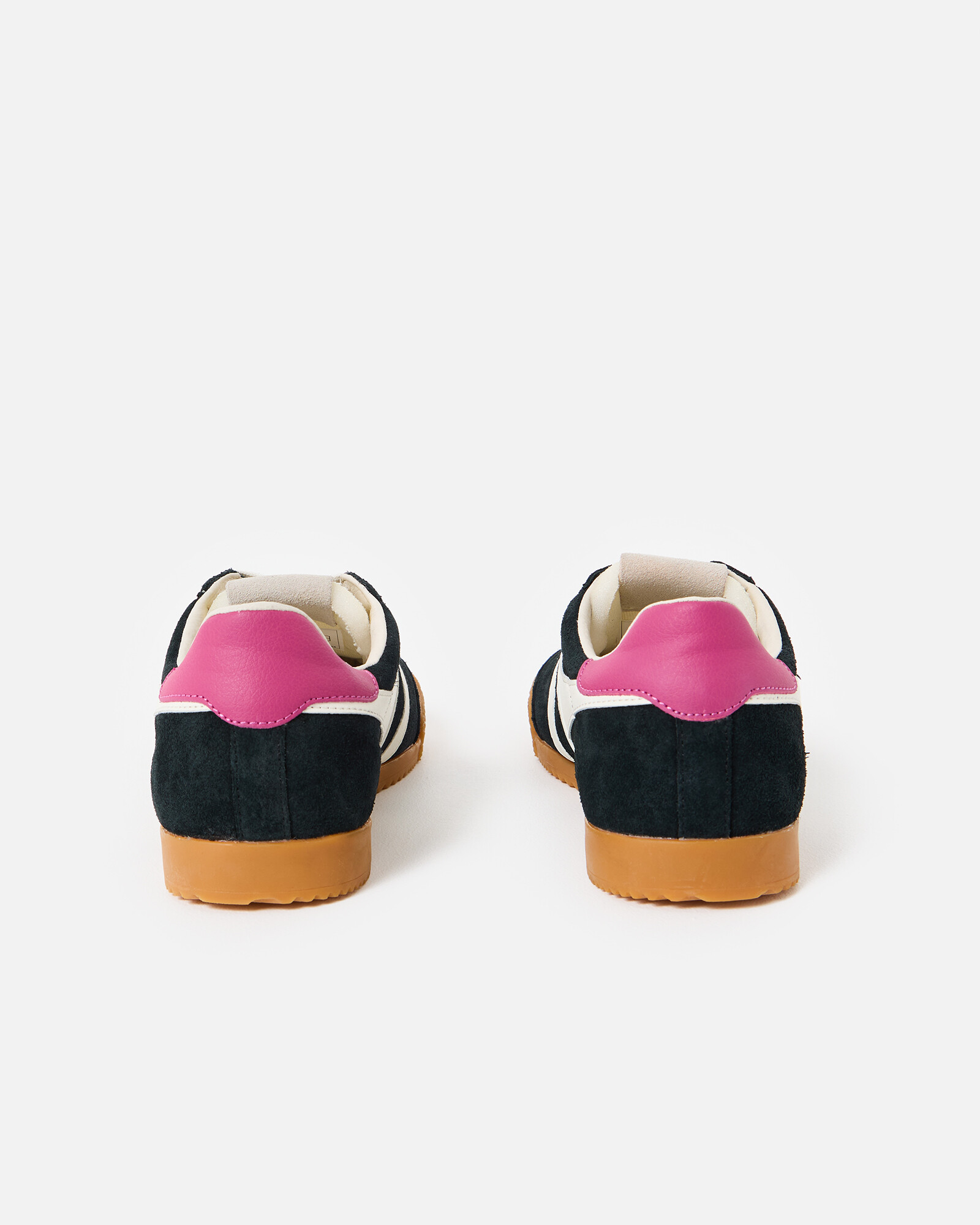 Gola Elan Black & Fuchsia Trainers | Oliver Bonas