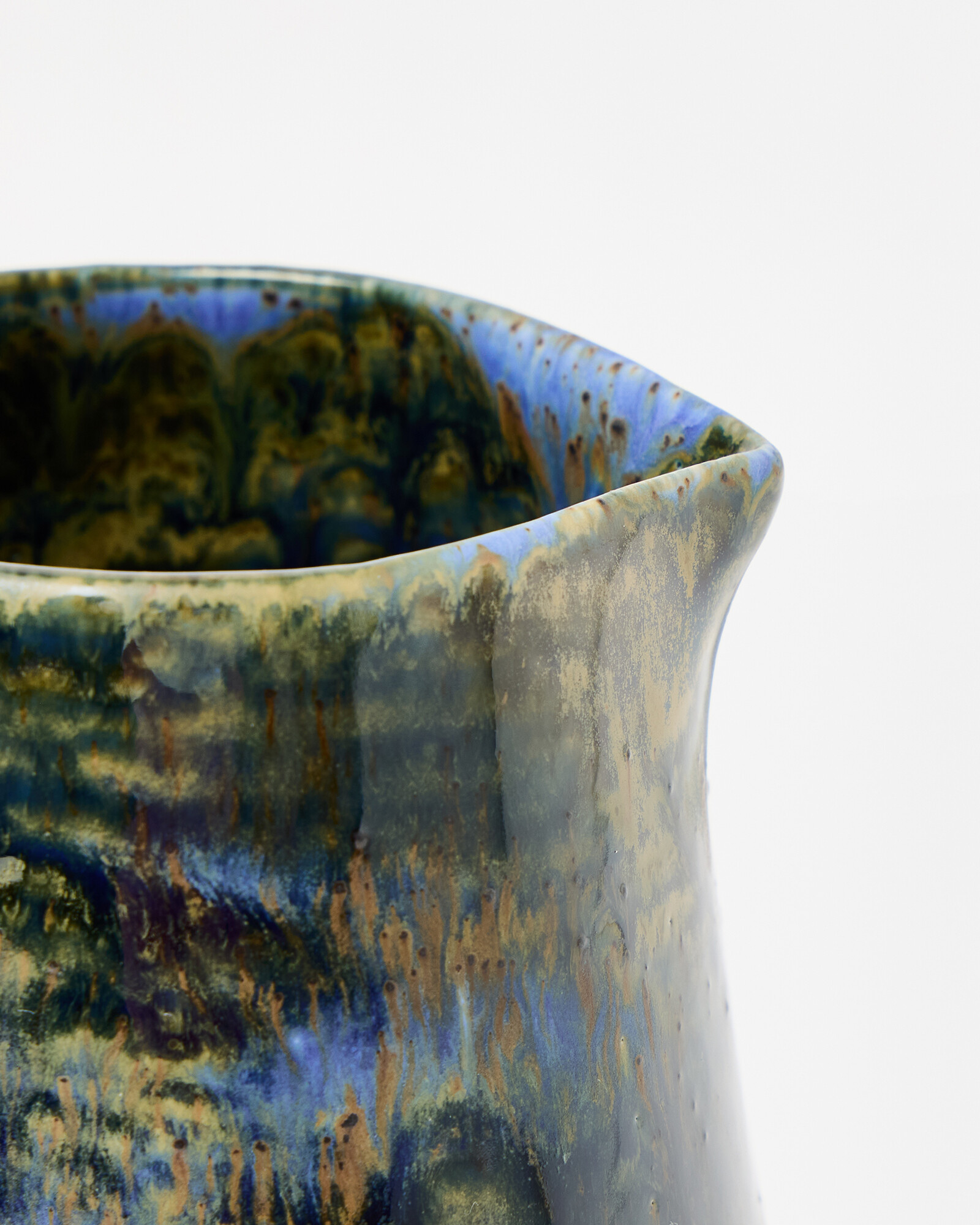 Kela Blue Ceramic Serving Jug | Oliver Bonas