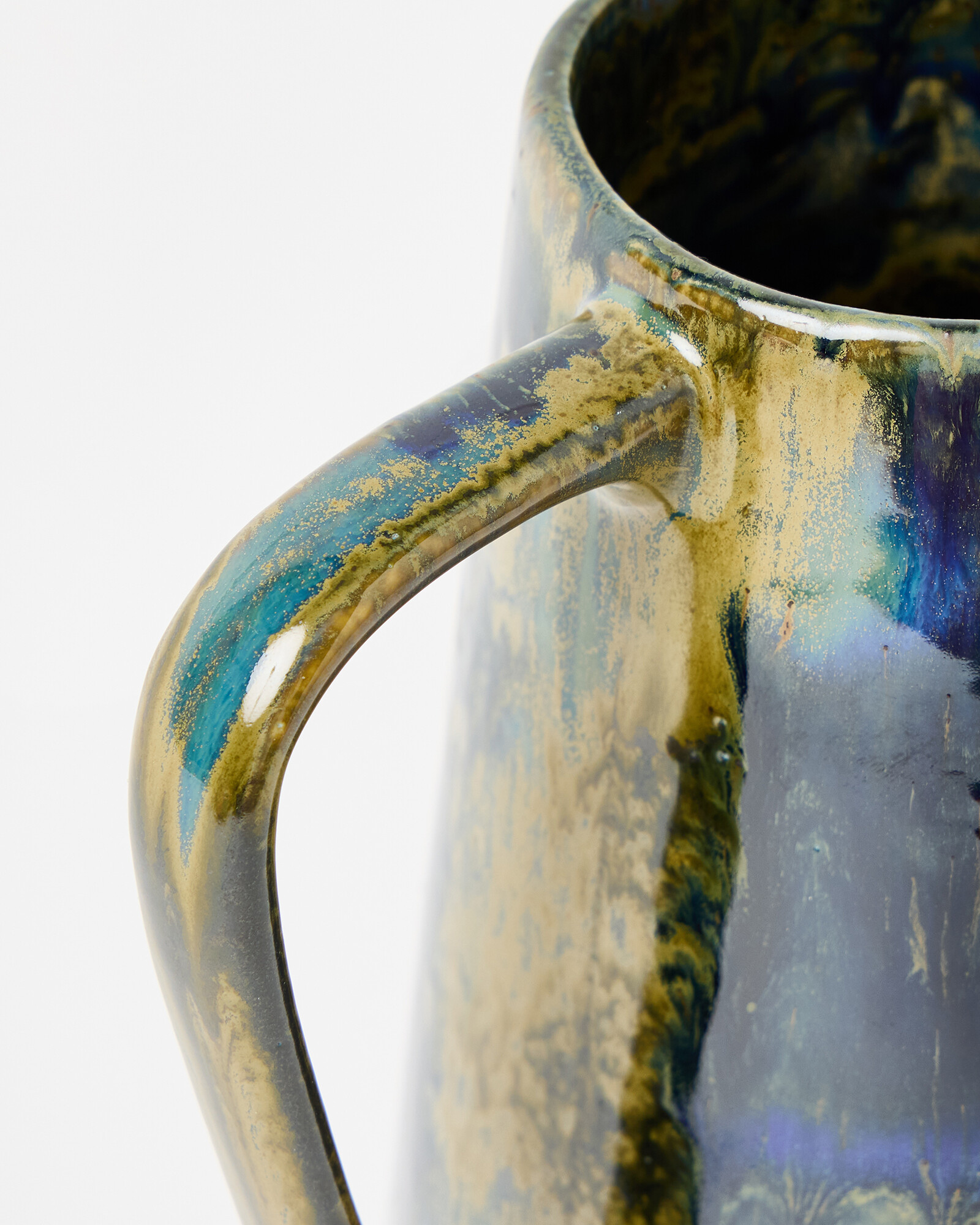 Kela Blue Ceramic Serving Jug | Oliver Bonas