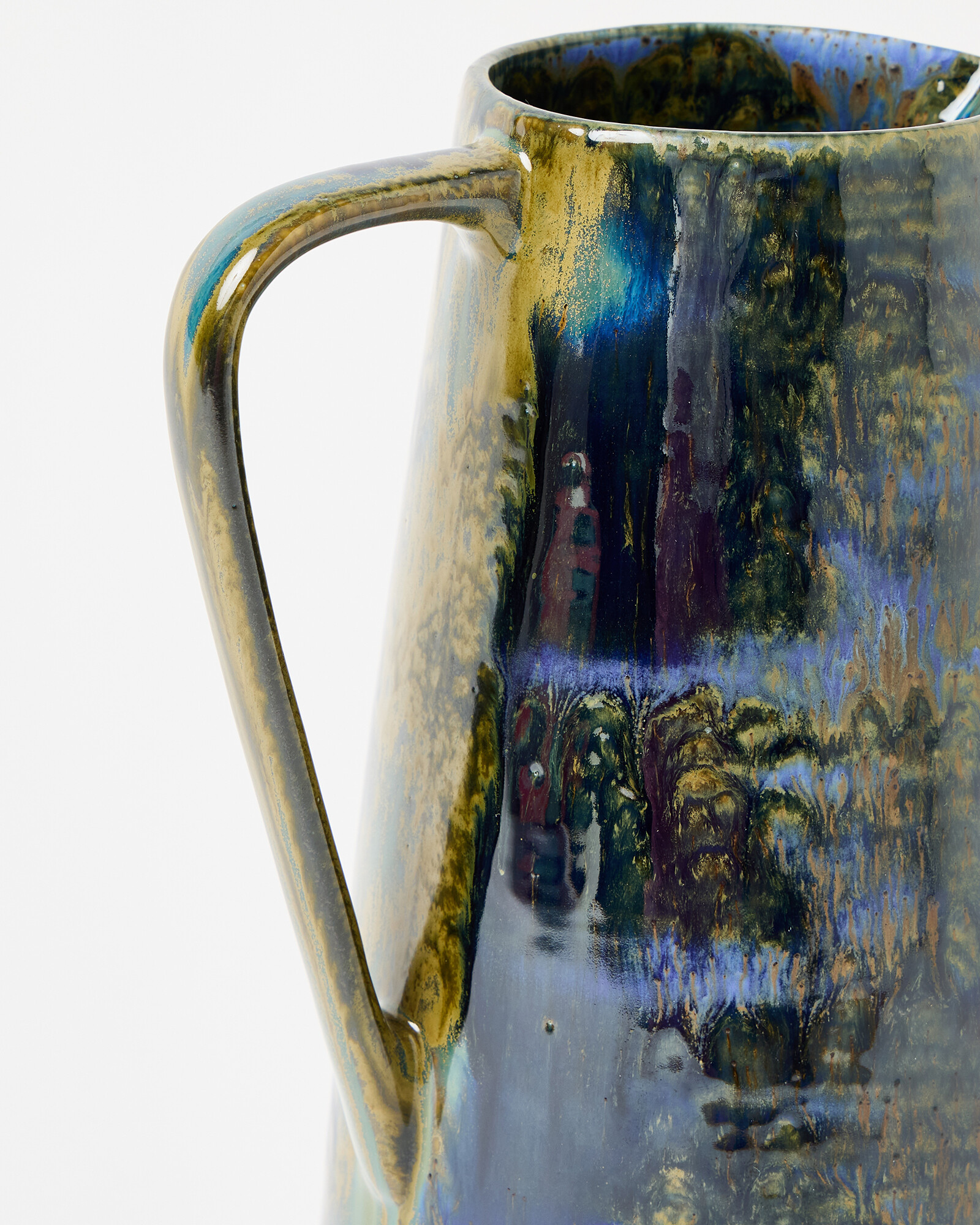 Kela Blue Ceramic Serving Jug | Oliver Bonas