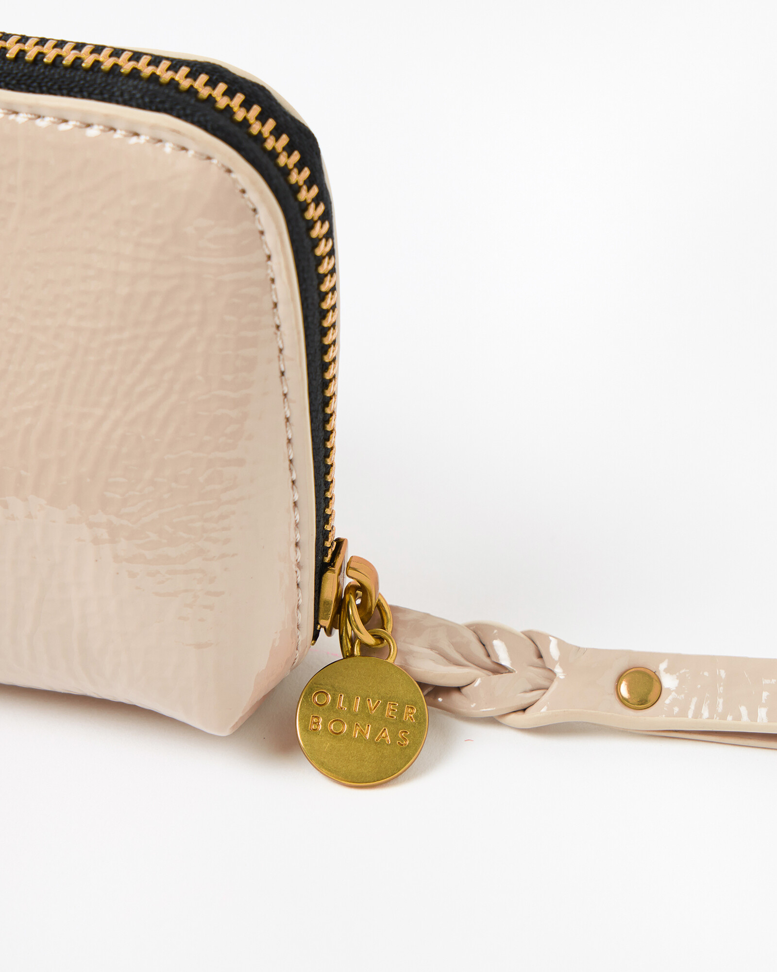Holly Ecru Cream Zip Around Coin Purse | Oliver Bonas