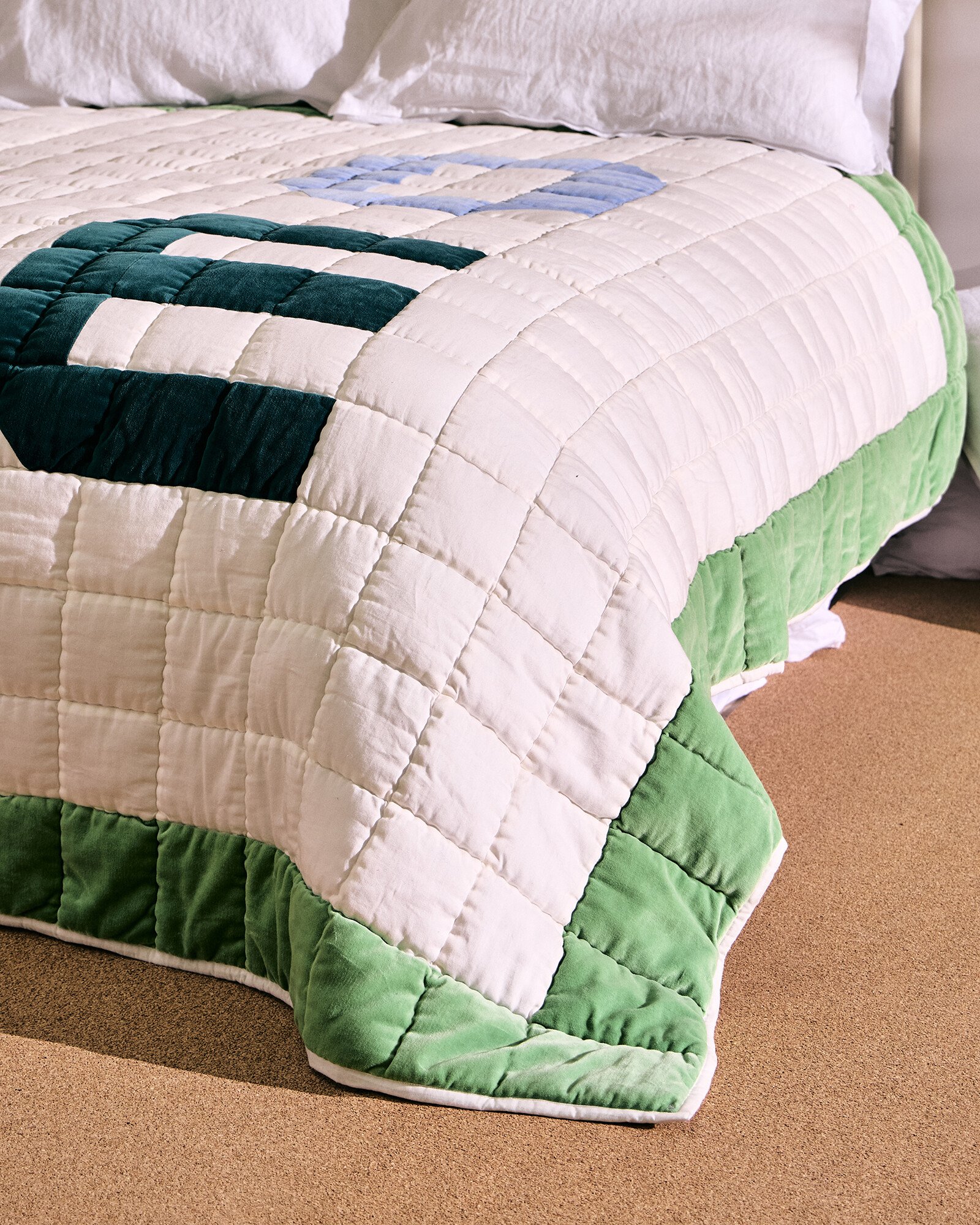 Love Quilted Patchwork Bedspread | Oliver Bonas