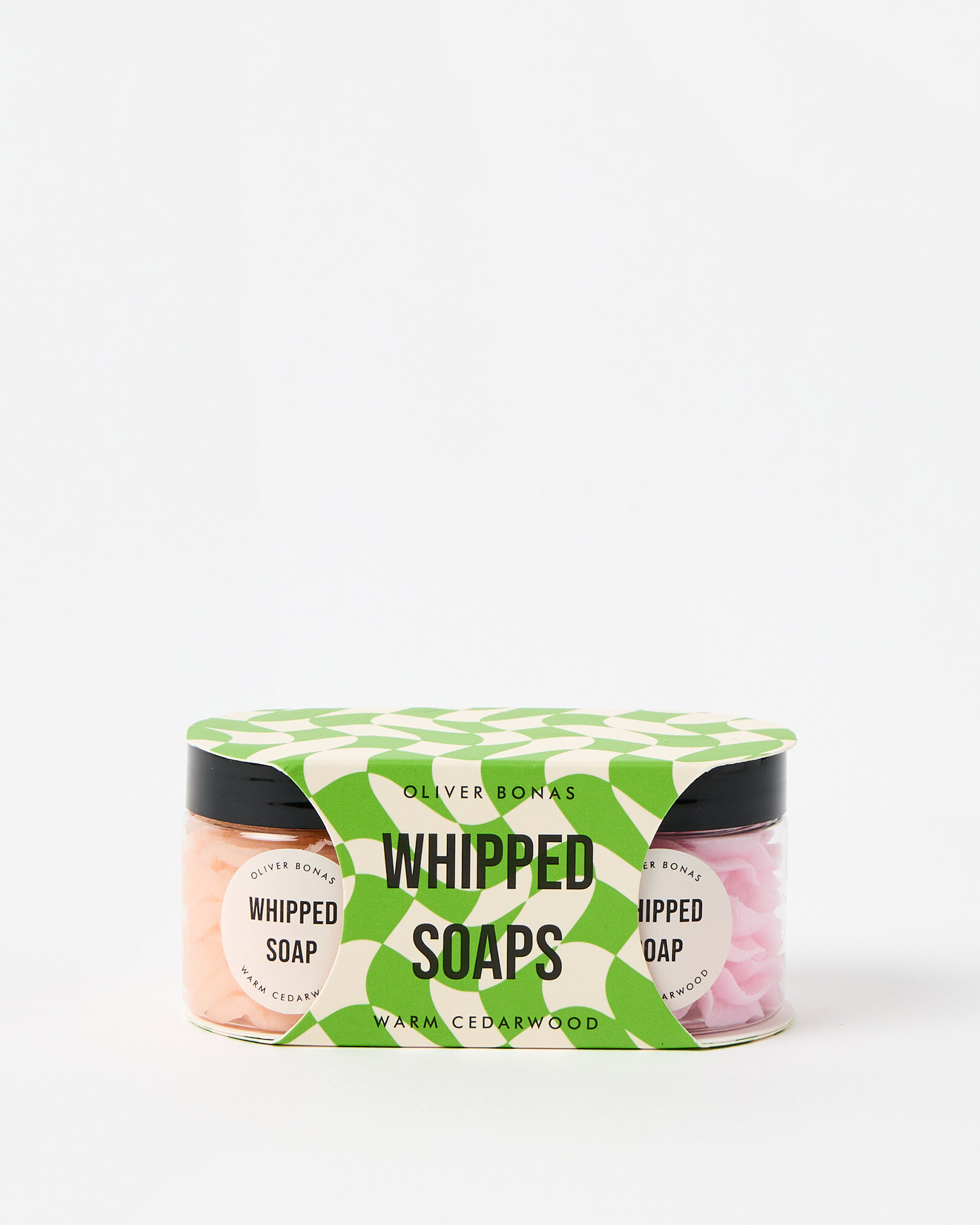 Cedarwood Whipped Soaps Set of Two | Oliver Bonas