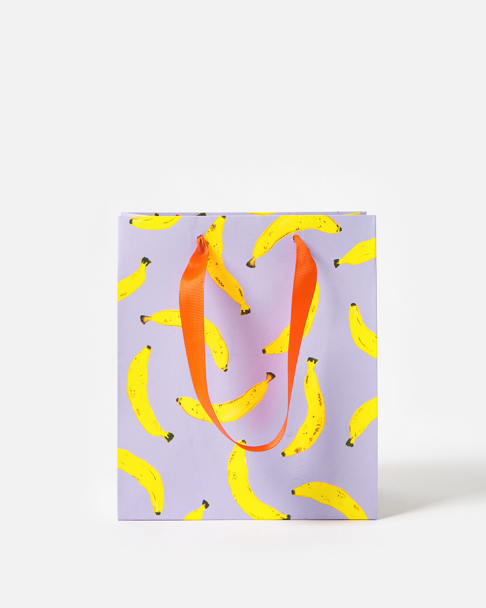 Banana Print Purple Gift Bag Medium | Oliver Bonas
