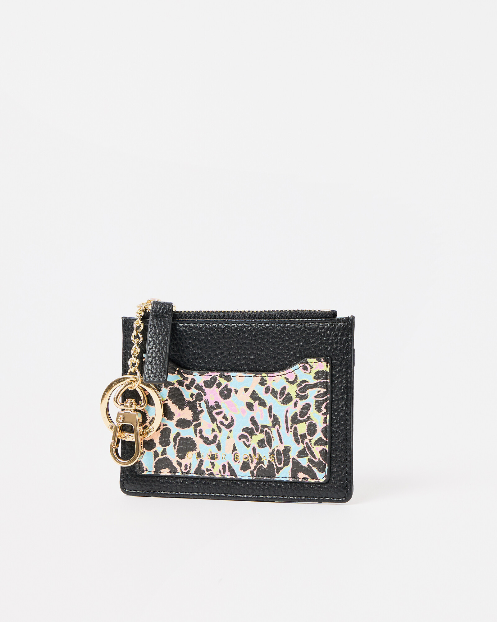Andie Leopard Keyring Card Holder | Oliver Bonas
