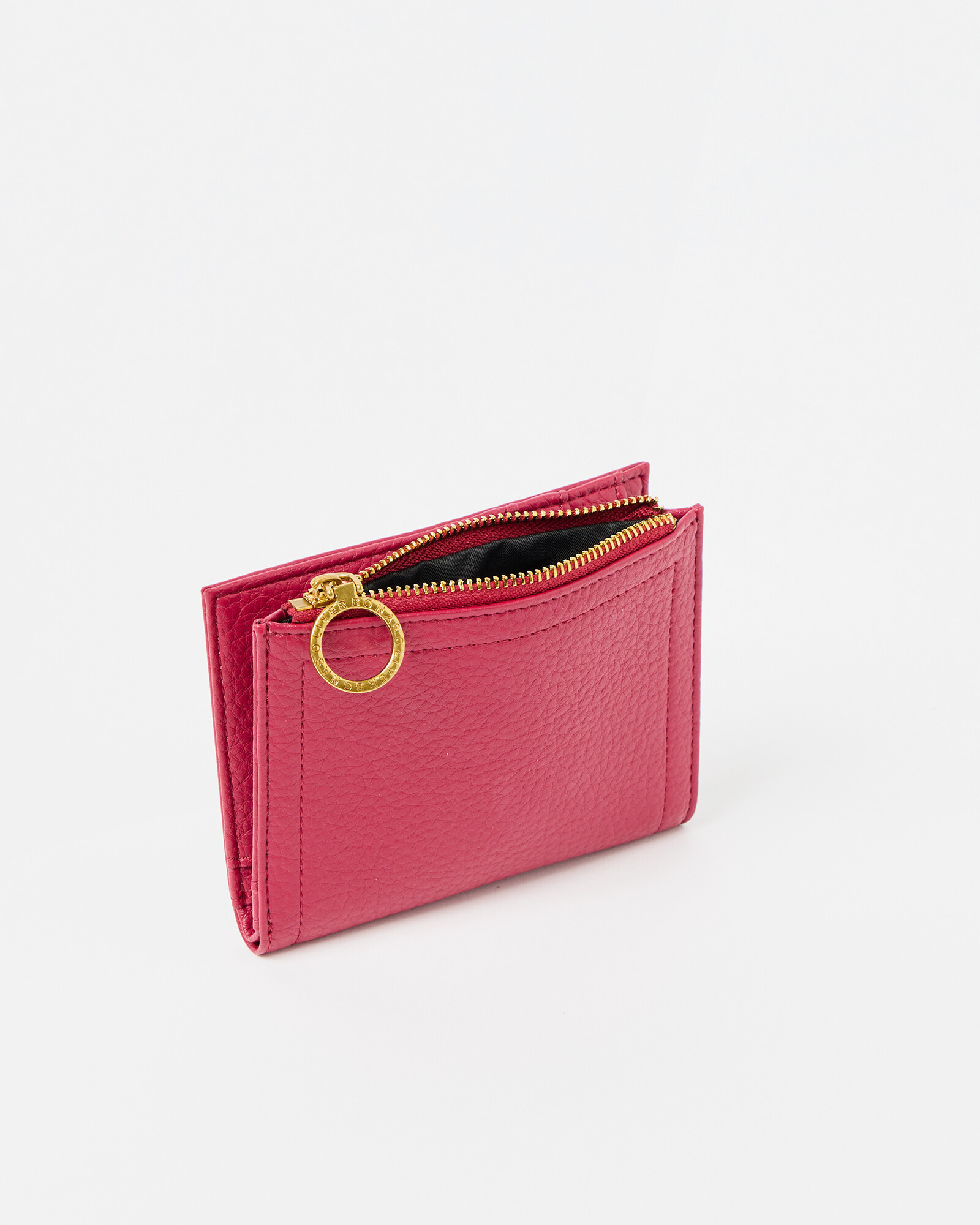 Kinley Plum Pink Zipped Coin Purse | Oliver Bonas