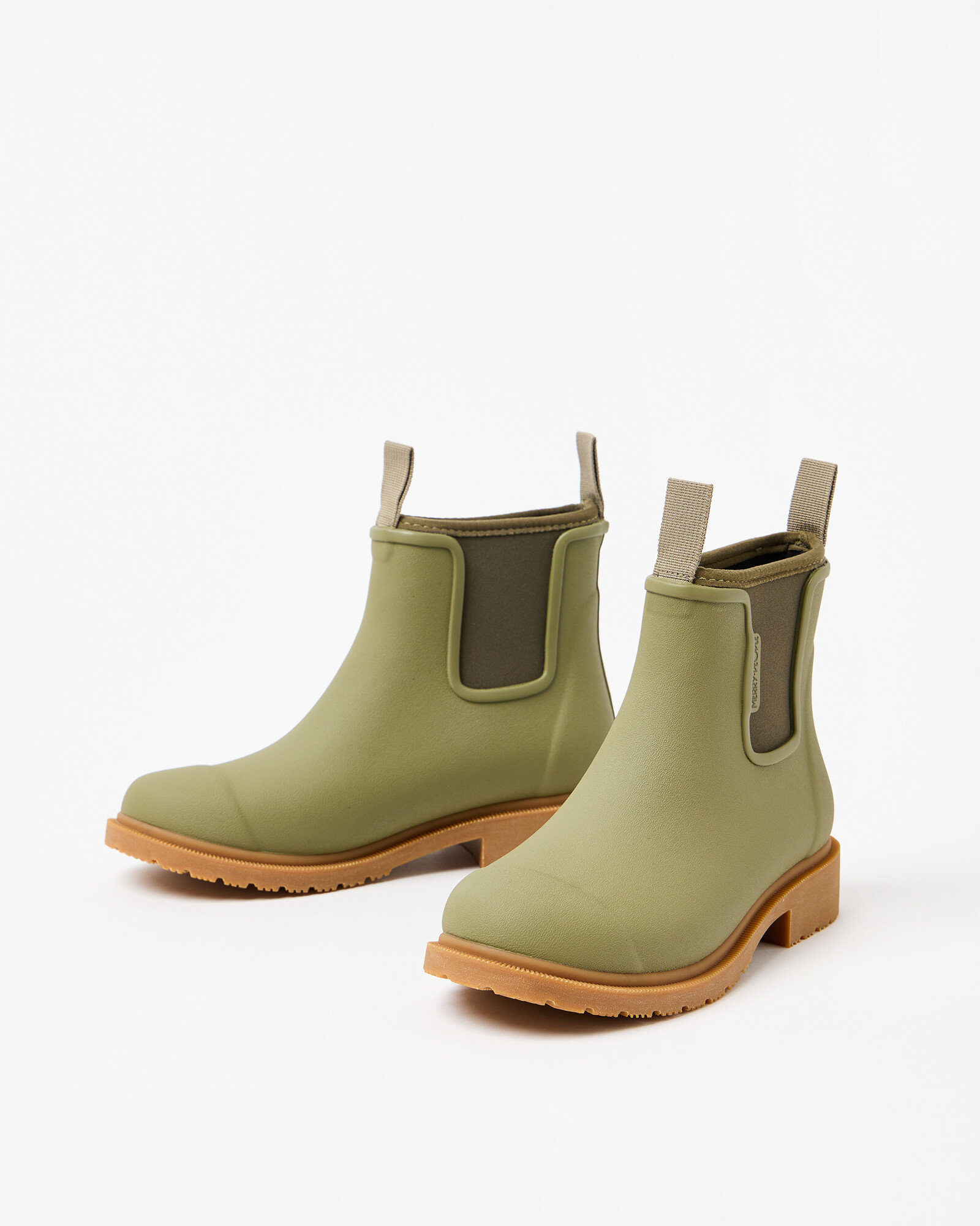 Merry People Khaki Green Bobbi Wellington Boot | Oliver Bonas