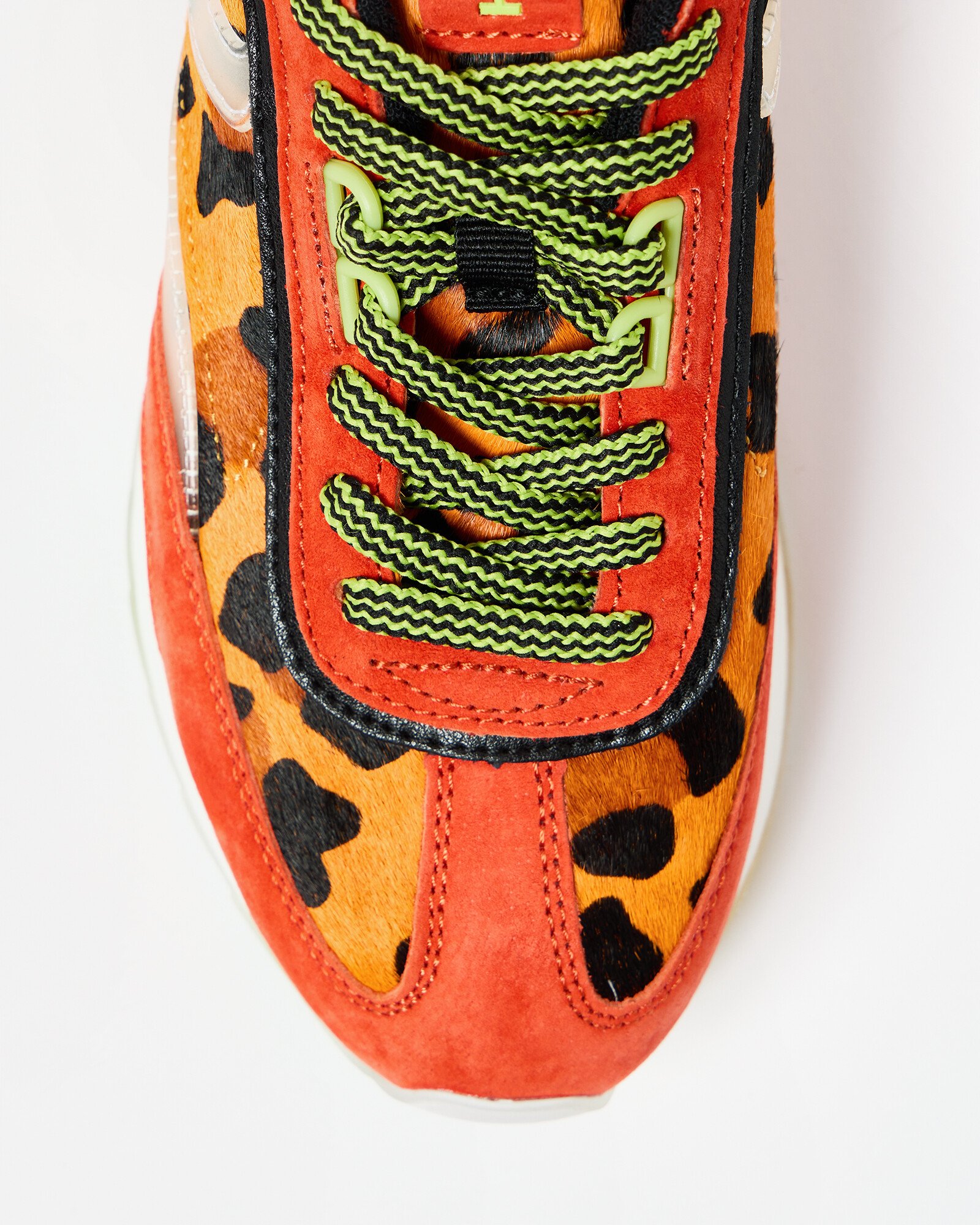 HOFF Orange Lady Art Leopard Print Trainers | Oliver Bonas