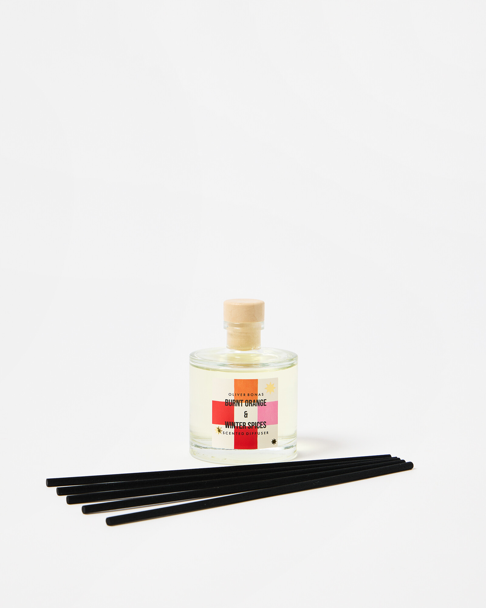 Burnt Orange & Winter Spices Scented Christmas Reed Diffuser | Oliver Bonas