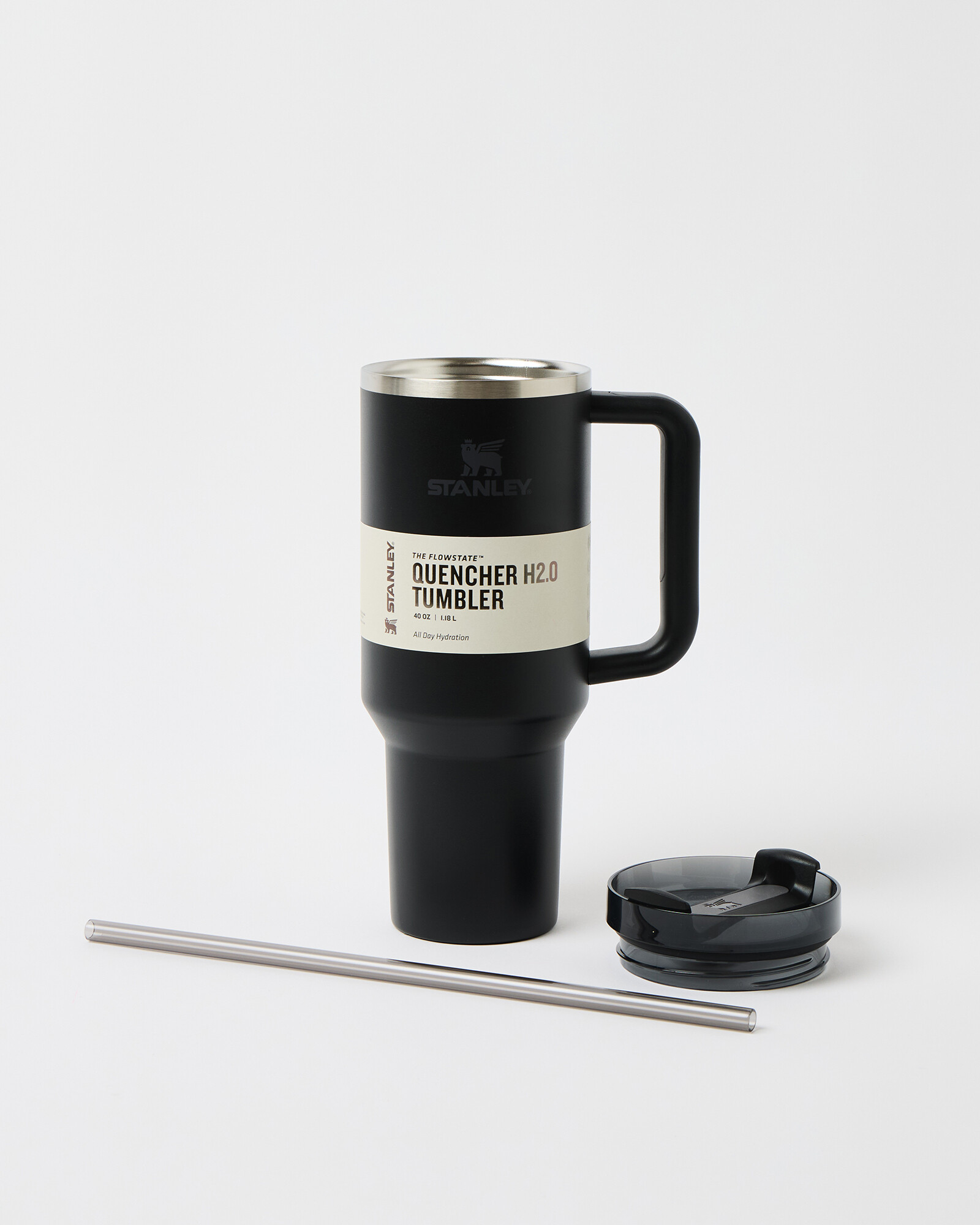 Black Stanley Cup H2.0 Flowstate Tumbler | Oliver Bonas