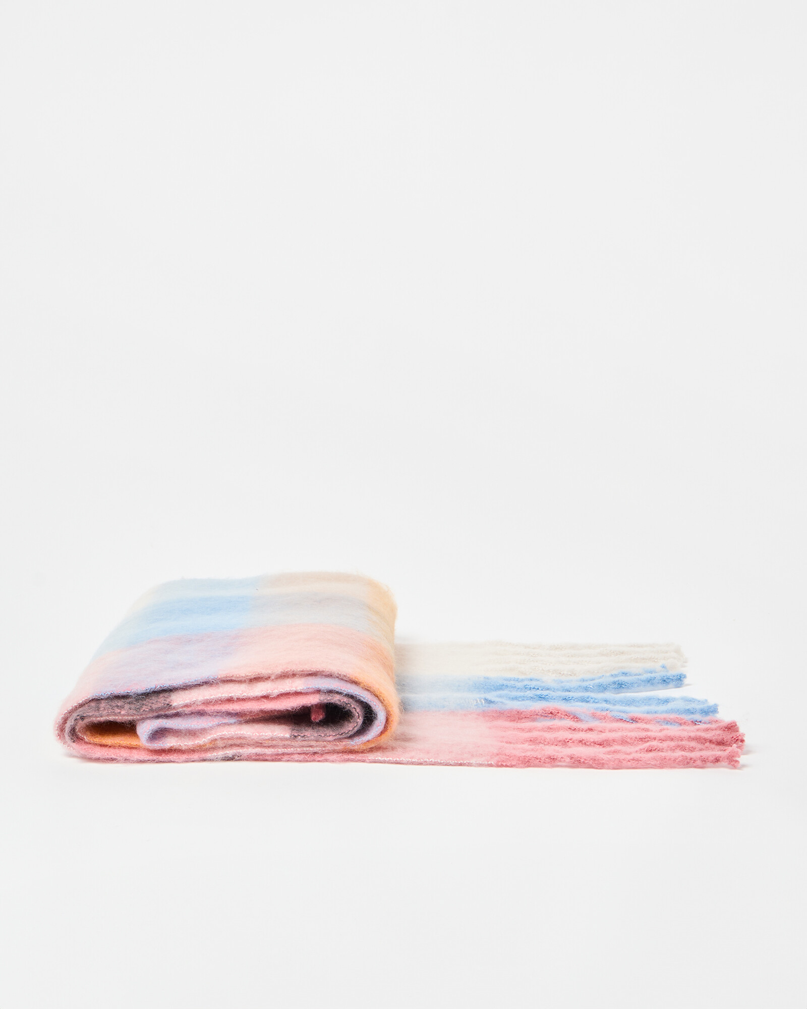 Pastel Checked Midweight Scarf | Oliver Bonas