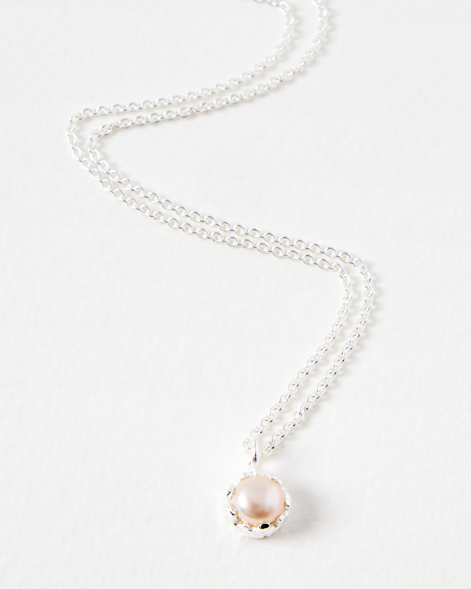 Malina Molten Casting Pearl Pendant Necklaces | Oliver Bonas