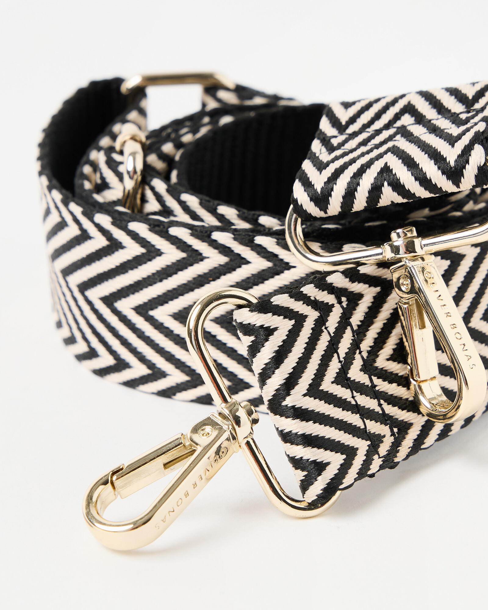 Chevron Monochrome Replacement Crossbody Bag Strap | Oliver Bonas