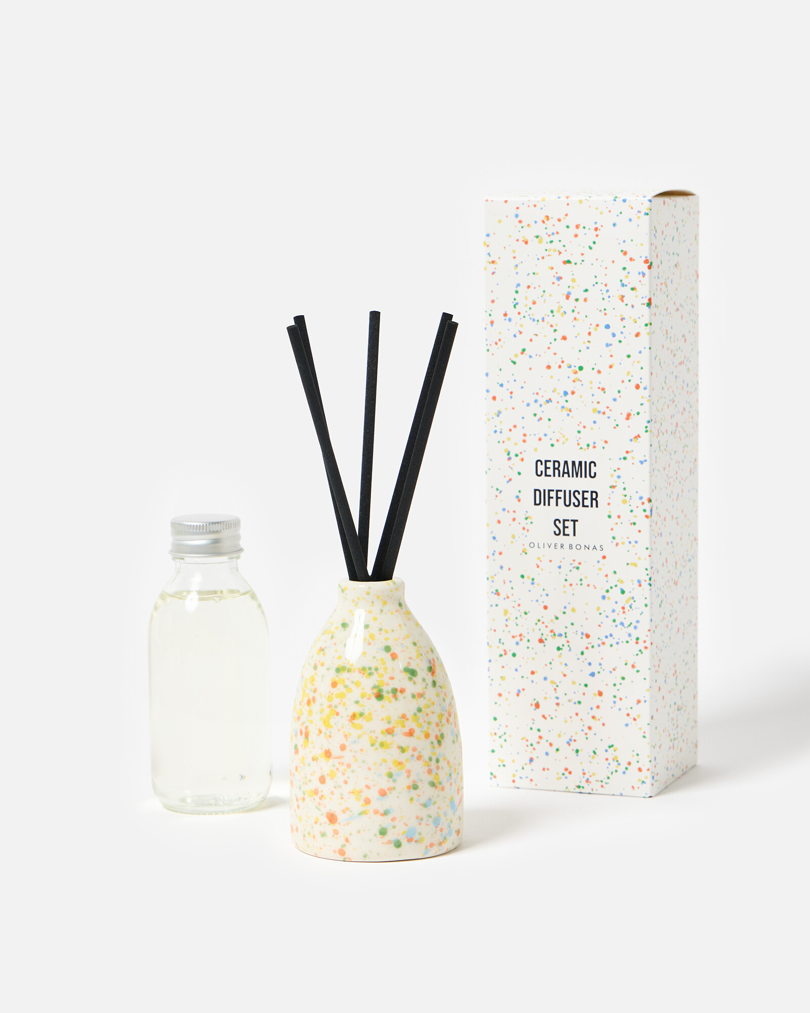 Wini Splatter Ceramic Reed Diffuser | Oliver Bonas