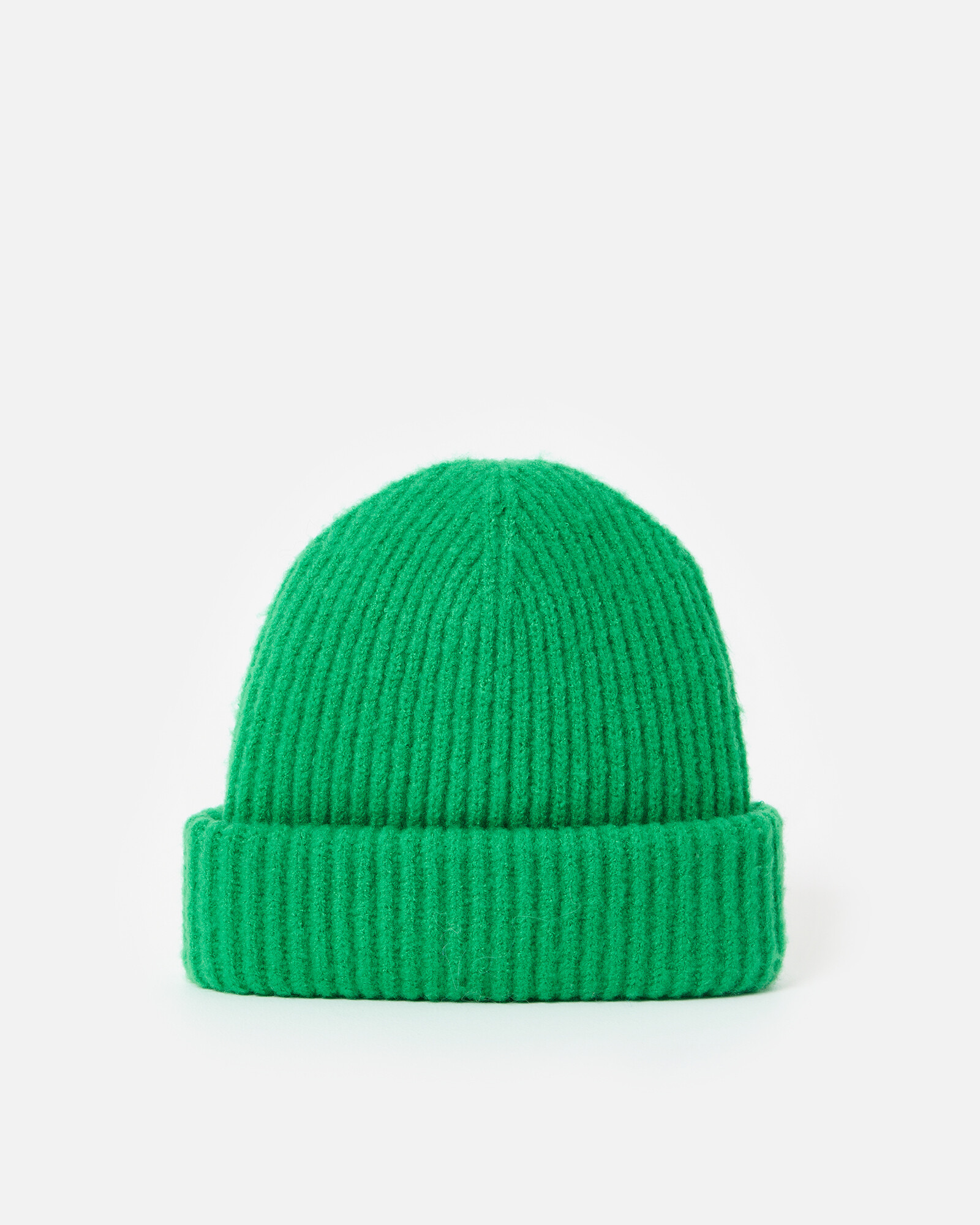 Green Knitted Beanie Hat | Oliver Bonas