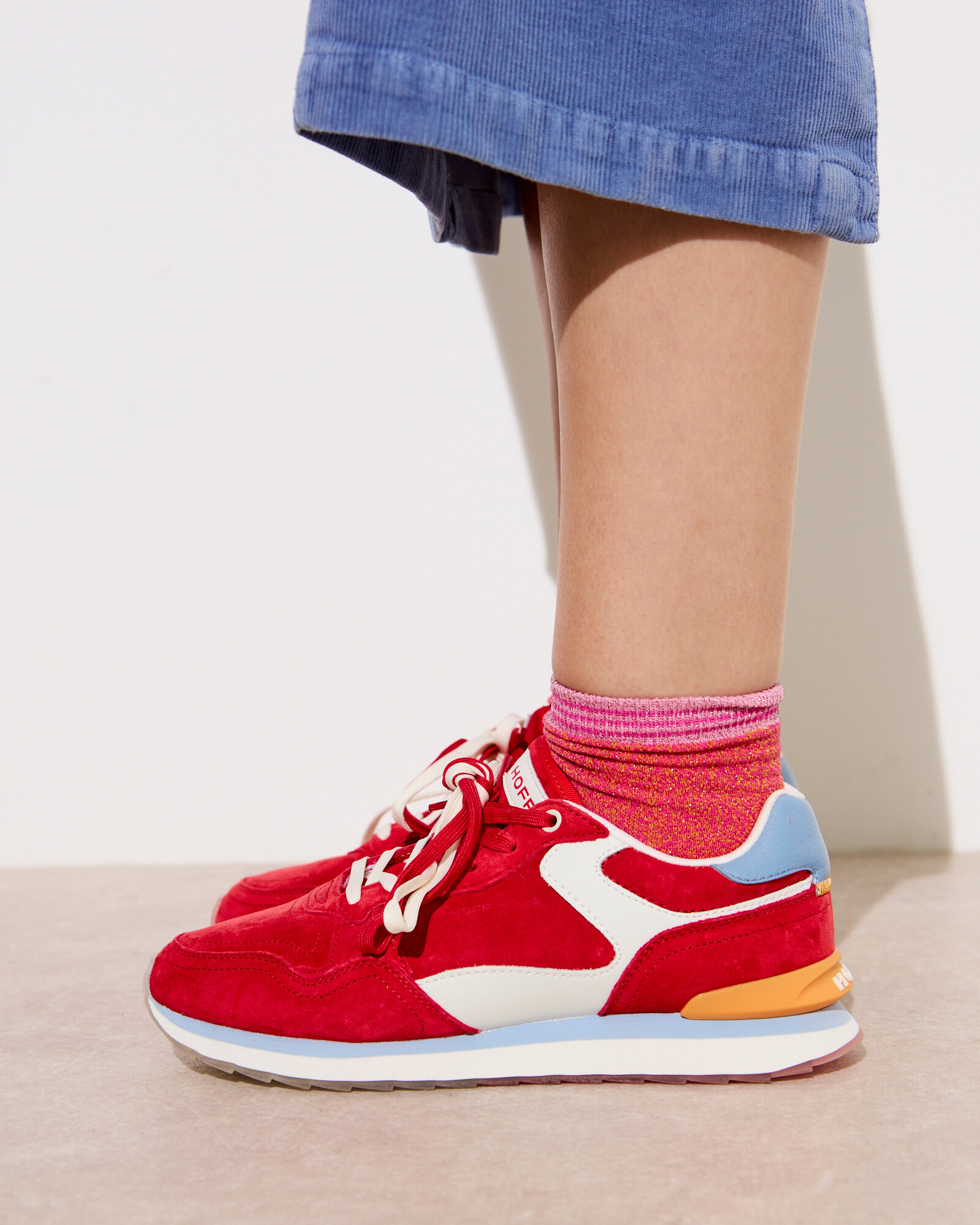 HOFF City Rubeus Red Trainers | Oliver Bonas