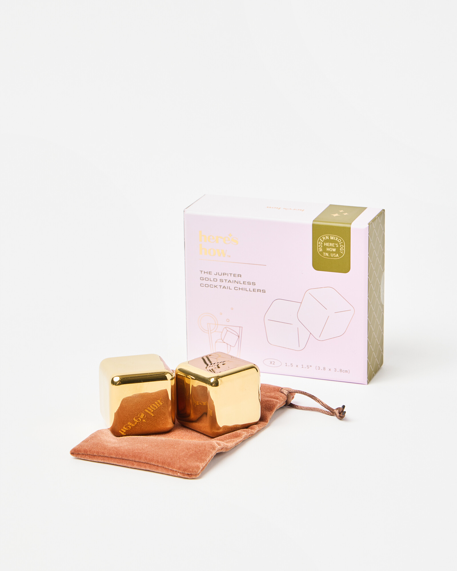 Stainless Steel Cocktail Chillers Set of Two | Oliver Bonas