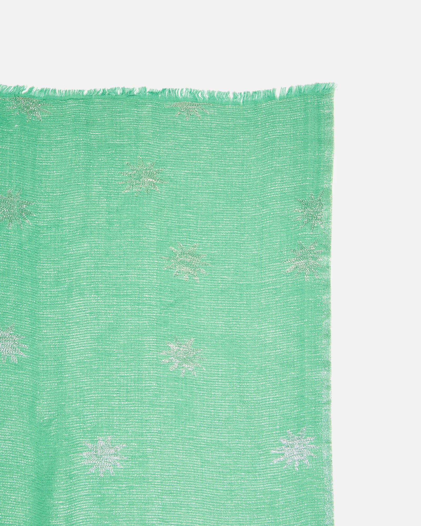 Green Sun Shimmer Lightweight Scarf | Oliver Bonas