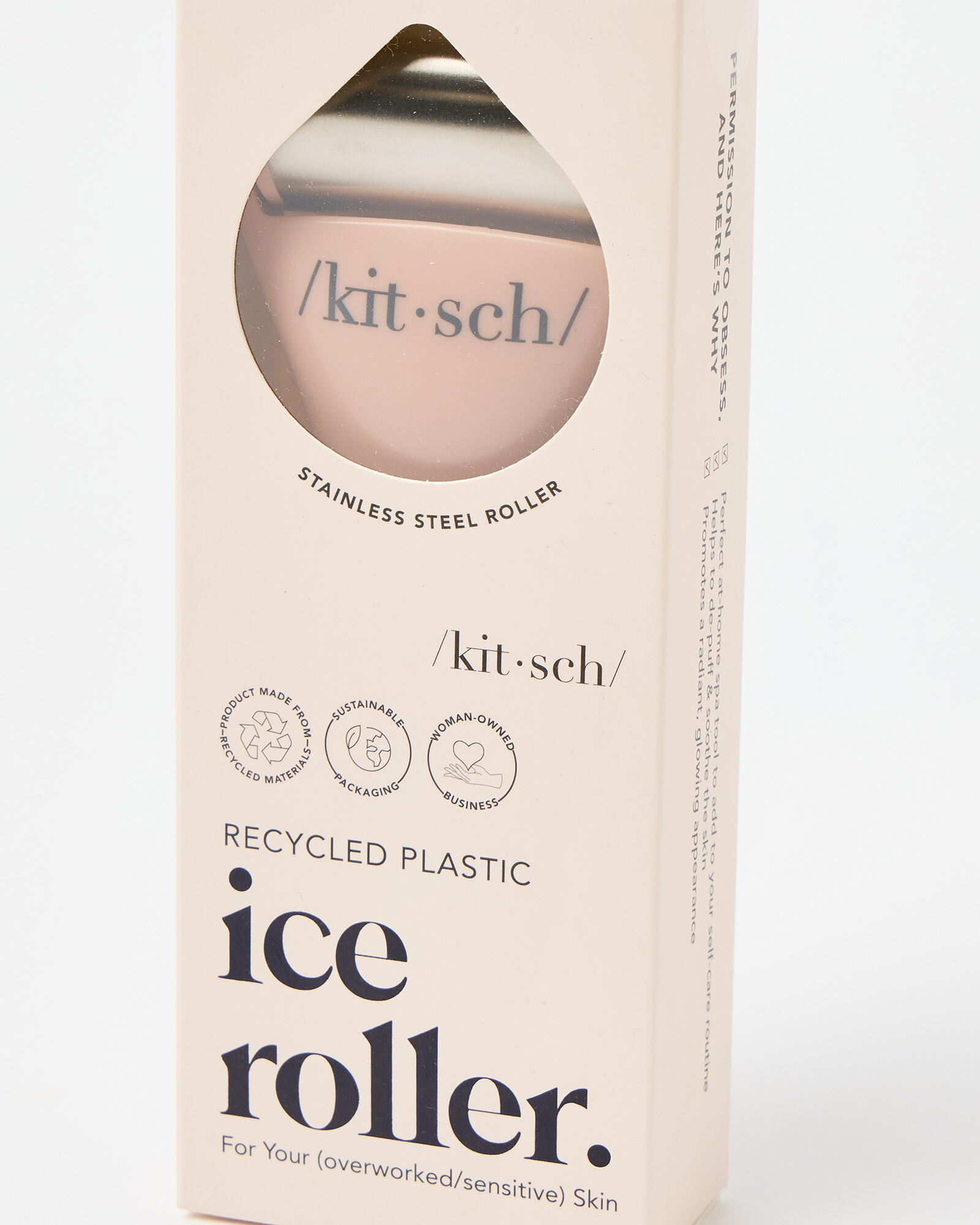 Kitsch Stainless Steel Ice Roller | Oliver Bonas