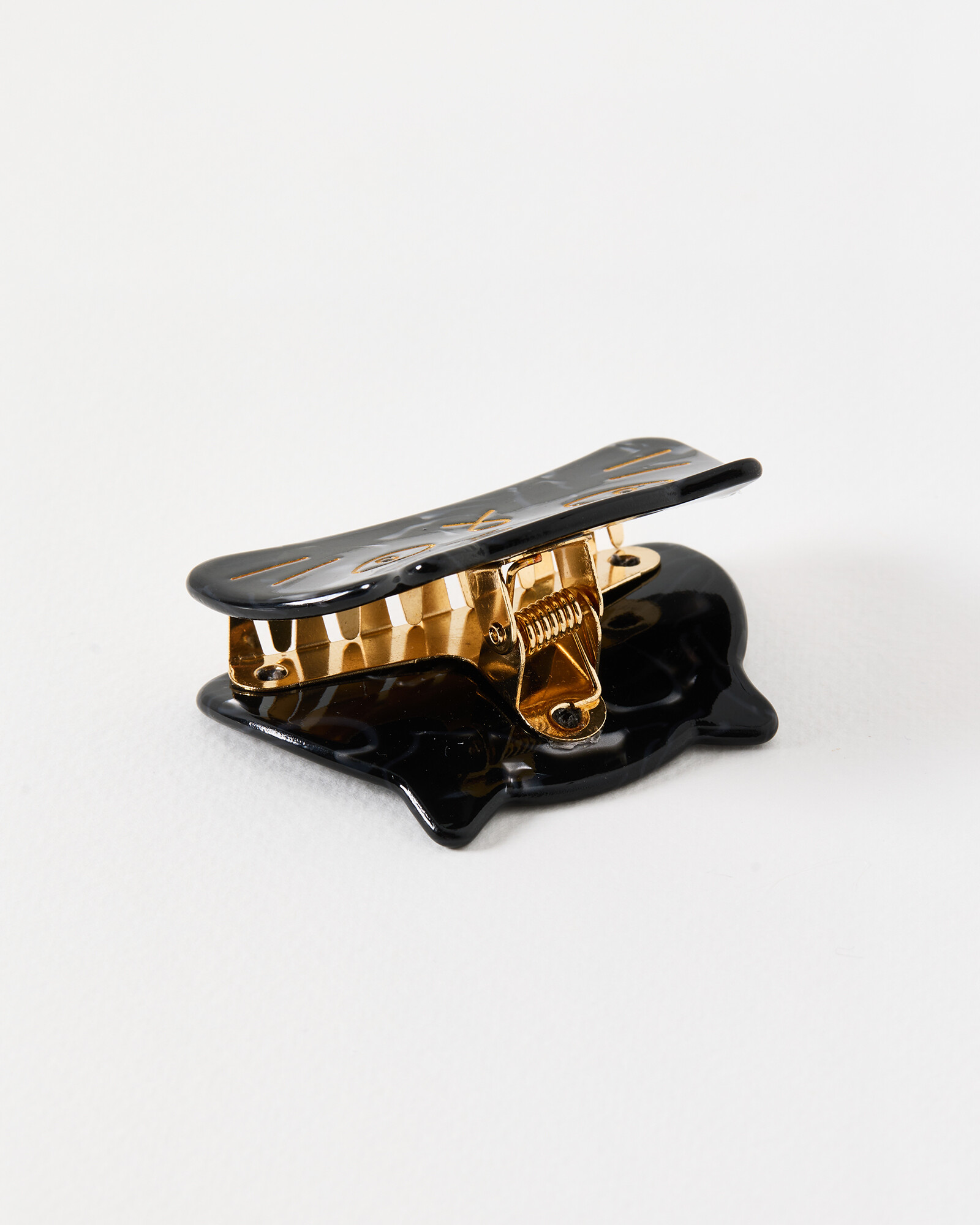 Kitty Cat Black Hair Claw Clip | Oliver Bonas