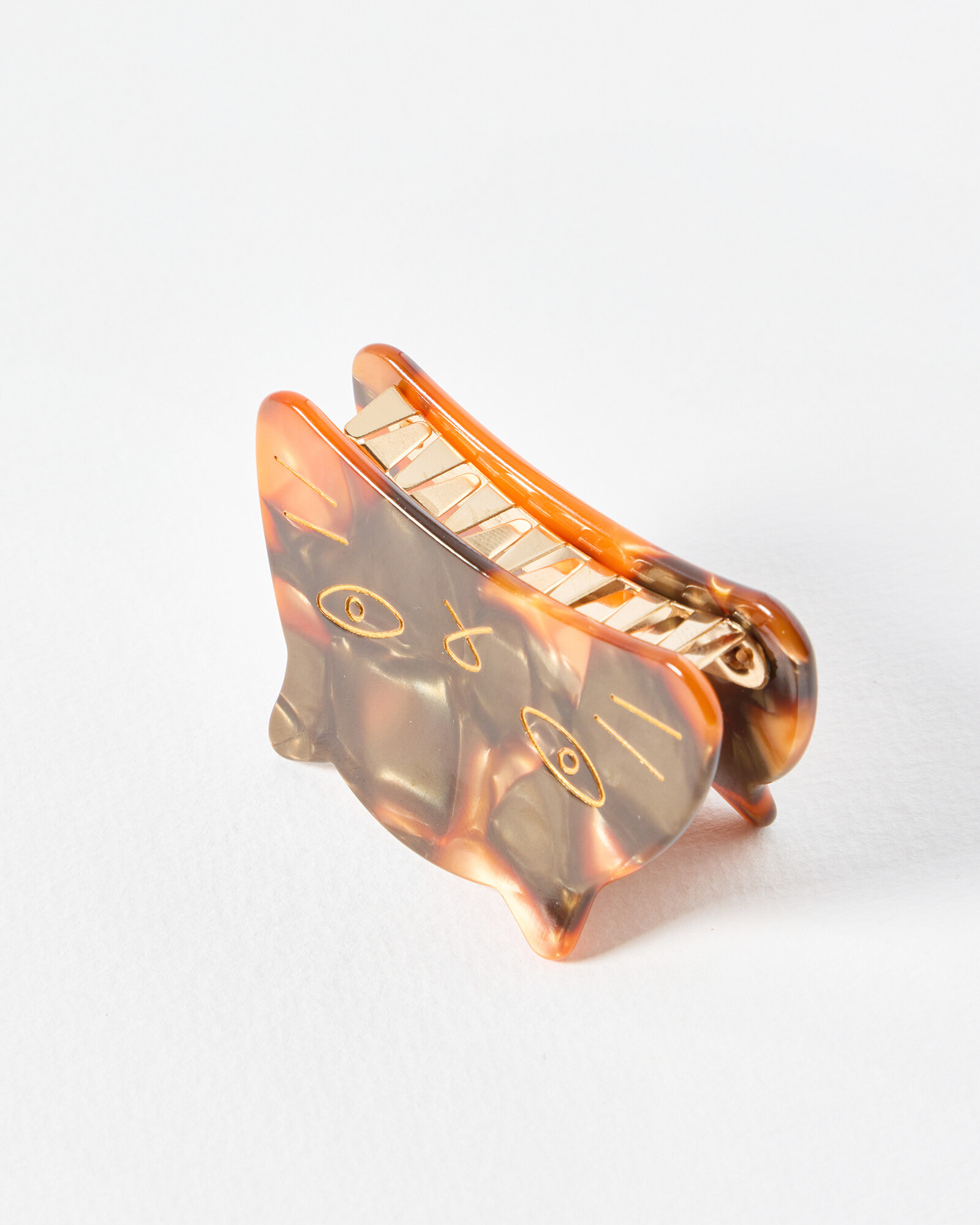 Kitty Cat Faux Tortoiseshell Hair Claw Clip | Oliver Bonas