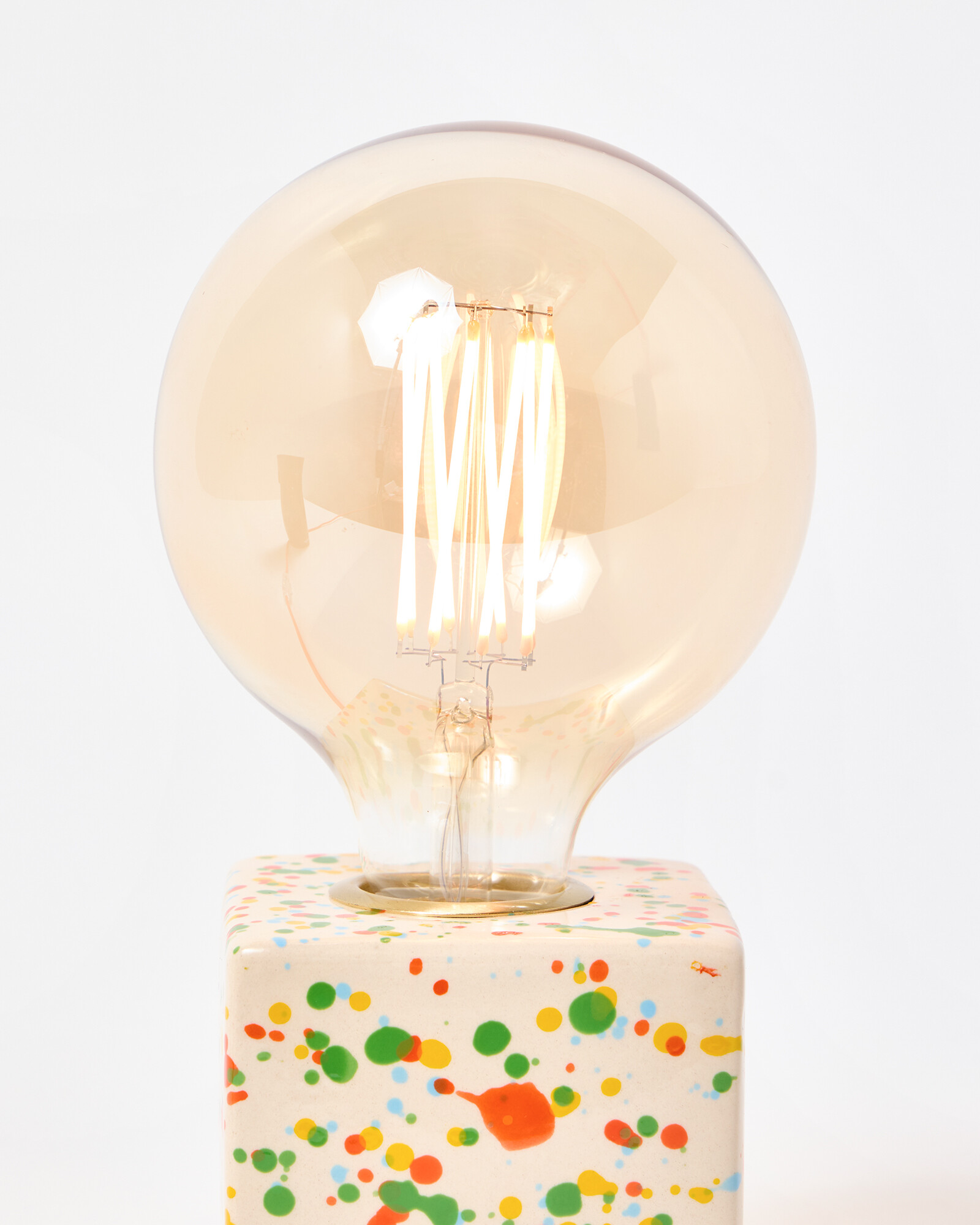 Splatter Ceramic Desk and Table Lamp Base | Oliver Bonas