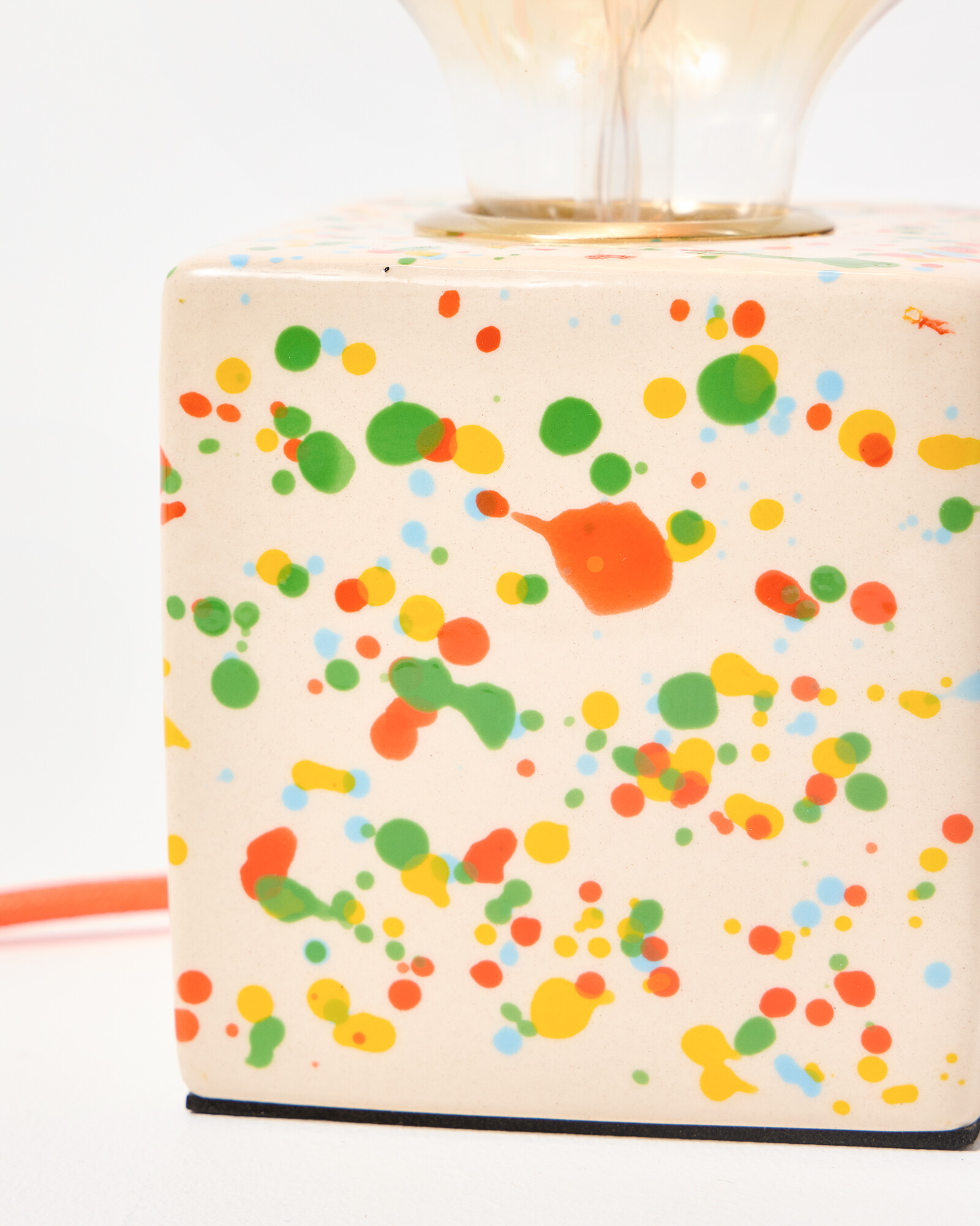 Splatter Ceramic Desk and Table Lamp Base | Oliver Bonas