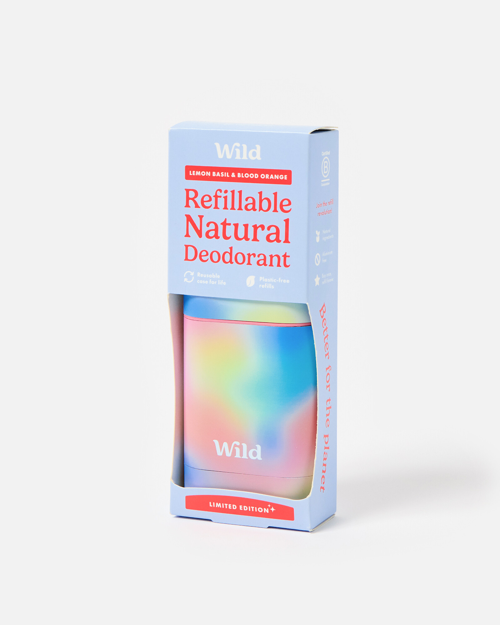 Wild Lemon, Basil & Blood Orange Natural Deodorant Starter Pack ...