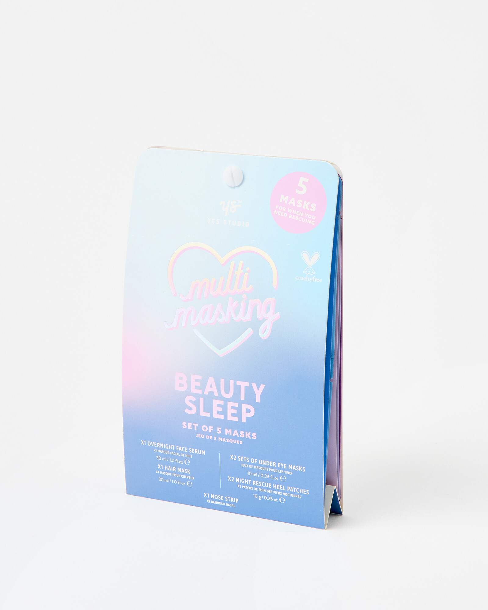 Yes Studio Beauty Sleep Face & Body Masks Set of Five | Oliver Bonas