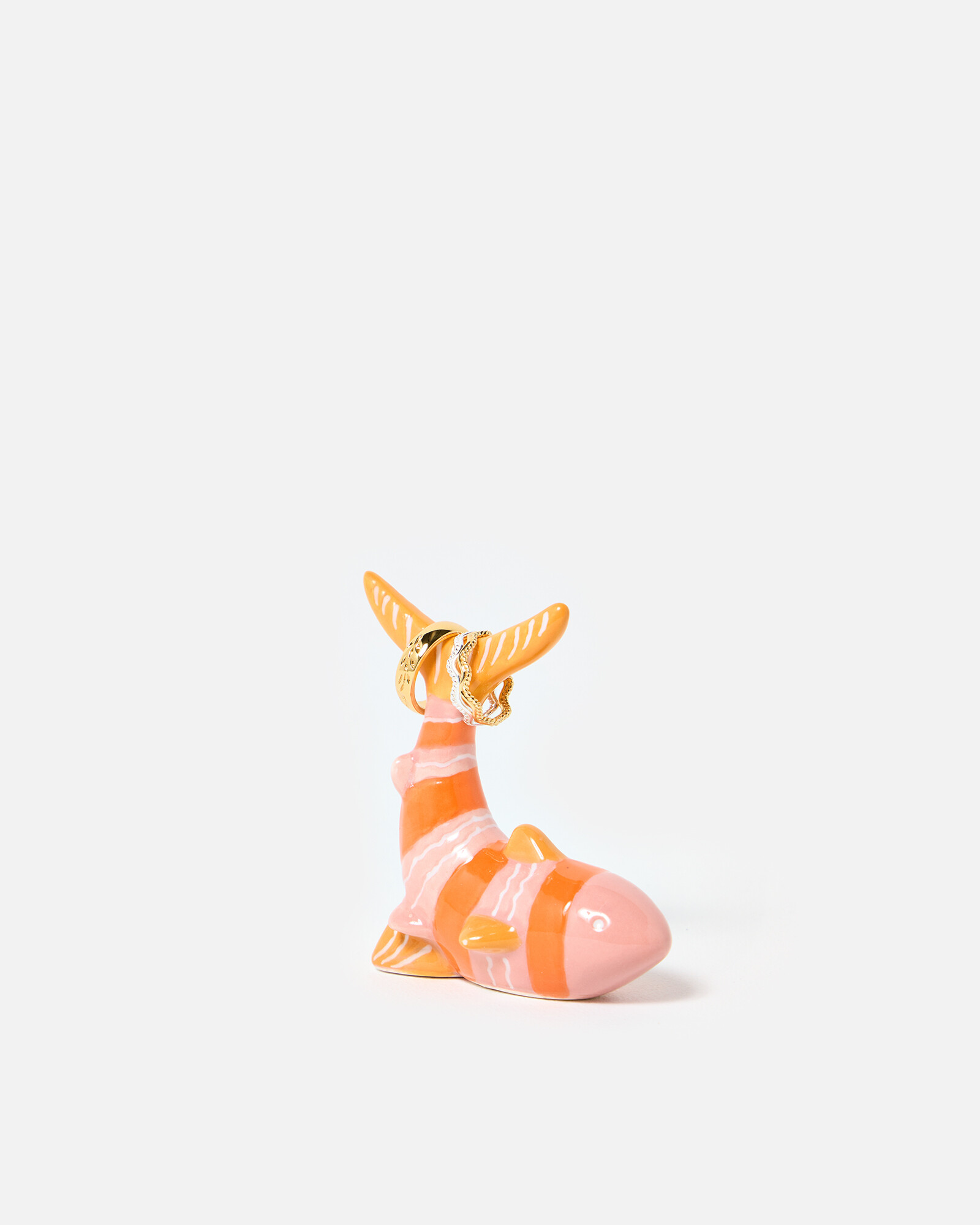 Finn Fish Ceramic Ring Holder | Oliver Bonas