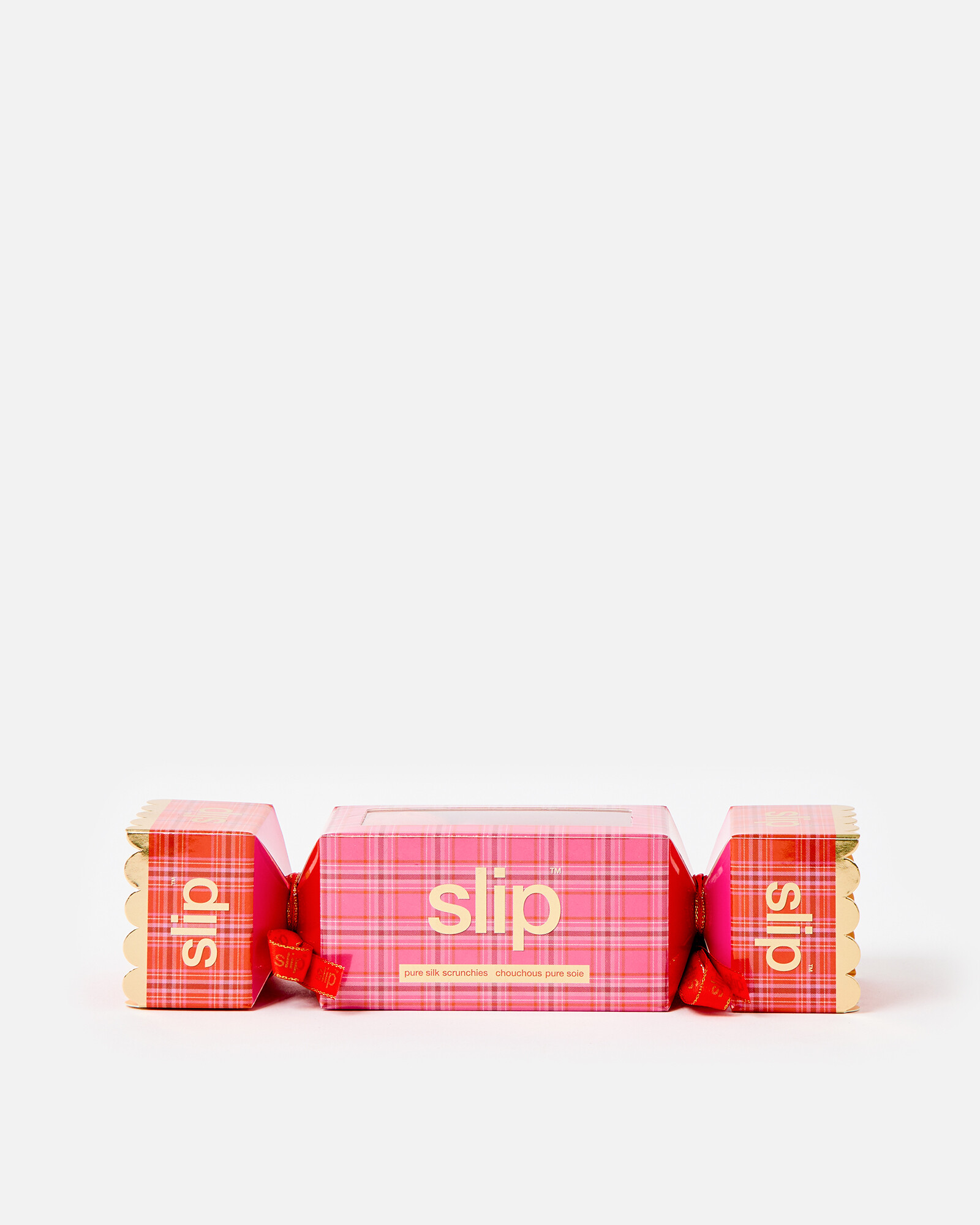 Slip Pure Silk Scarlet Scrunchie Cracker Gift | Oliver Bonas