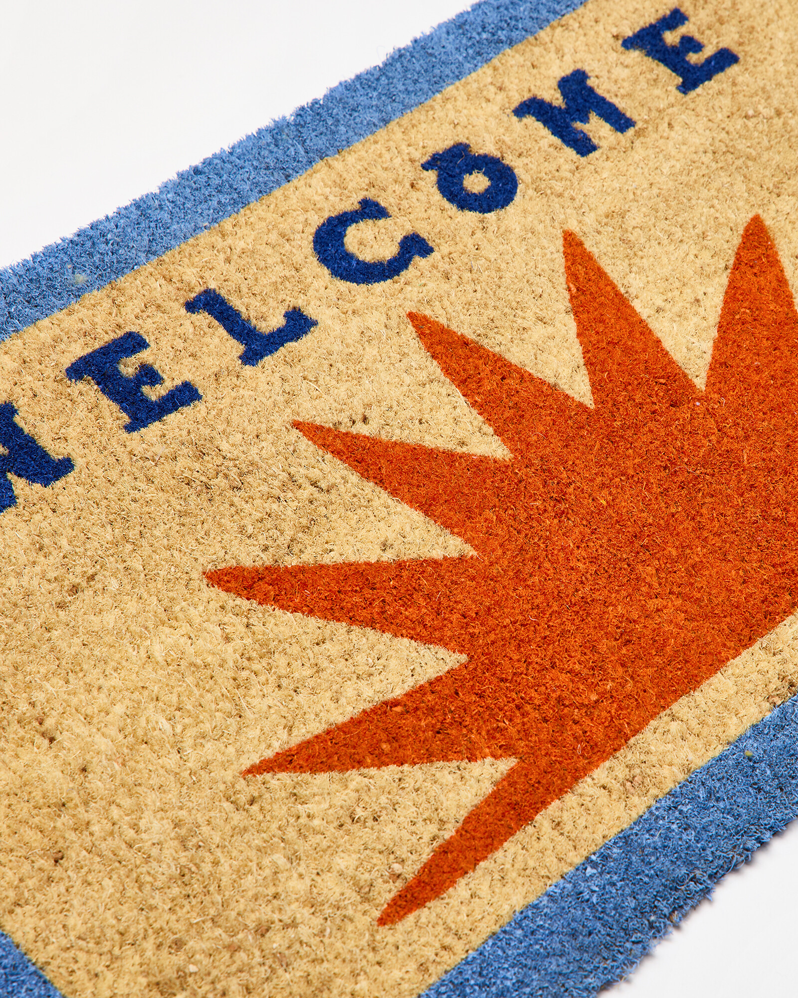 Welcome Orange Sunset Doormat | Oliver Bonas