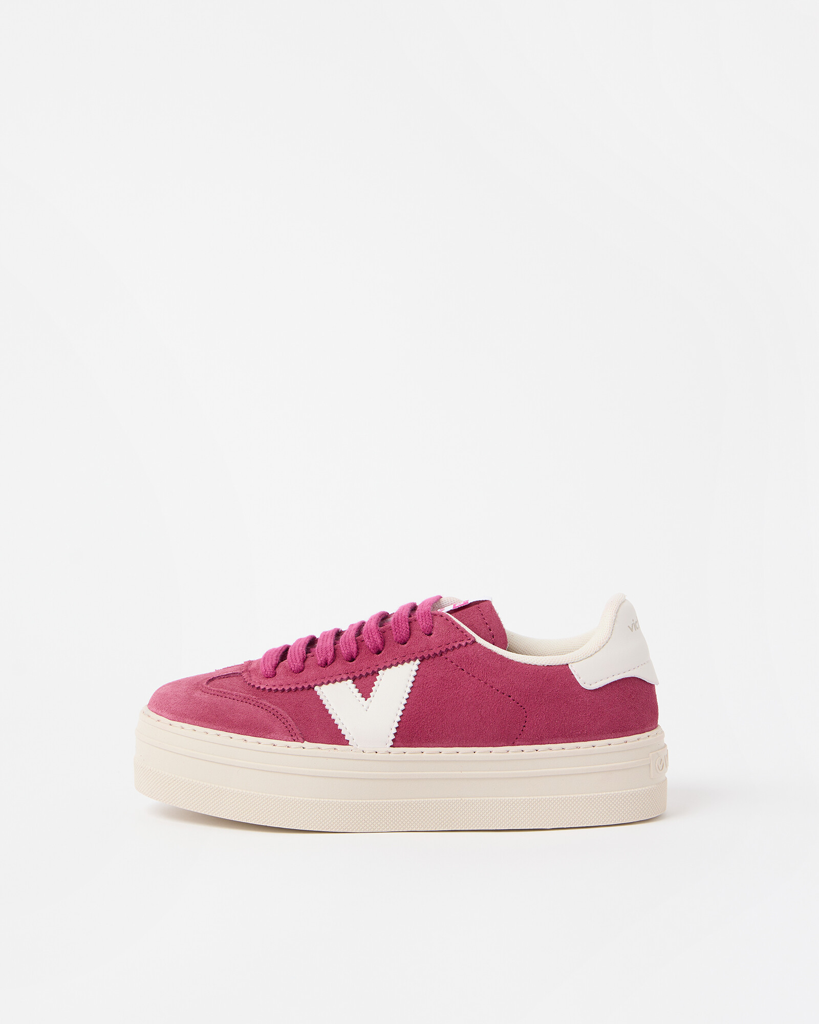 Victoria Barcelona Cyclist Pink Platform Trainers | Oliver Bonas