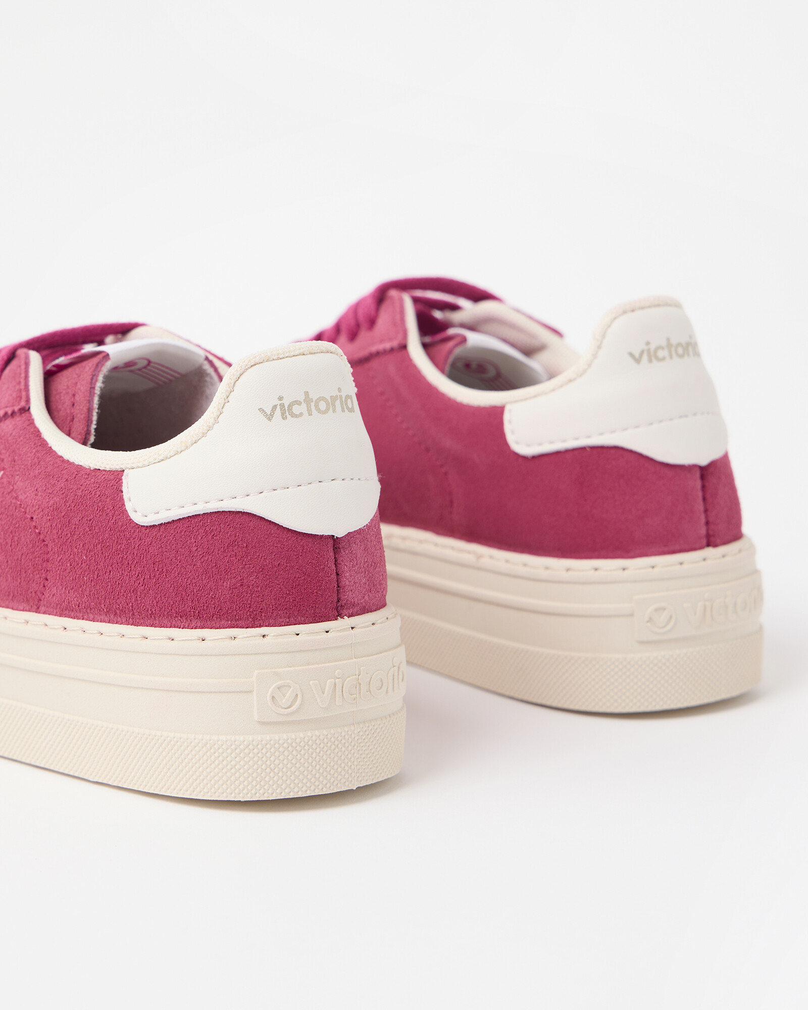 Victoria Barcelona Cyclist Pink Platform Trainers | Oliver Bonas