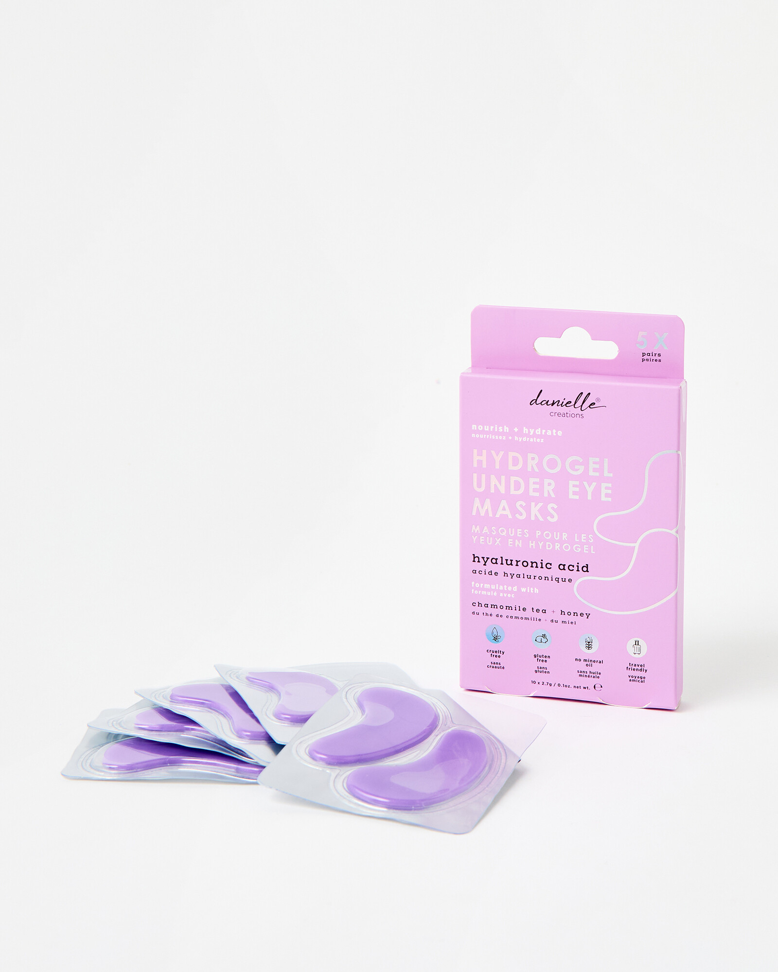Danielle Creations Hydrogel Hyaluronic Acid Under Eye Masks | Oliver Bonas