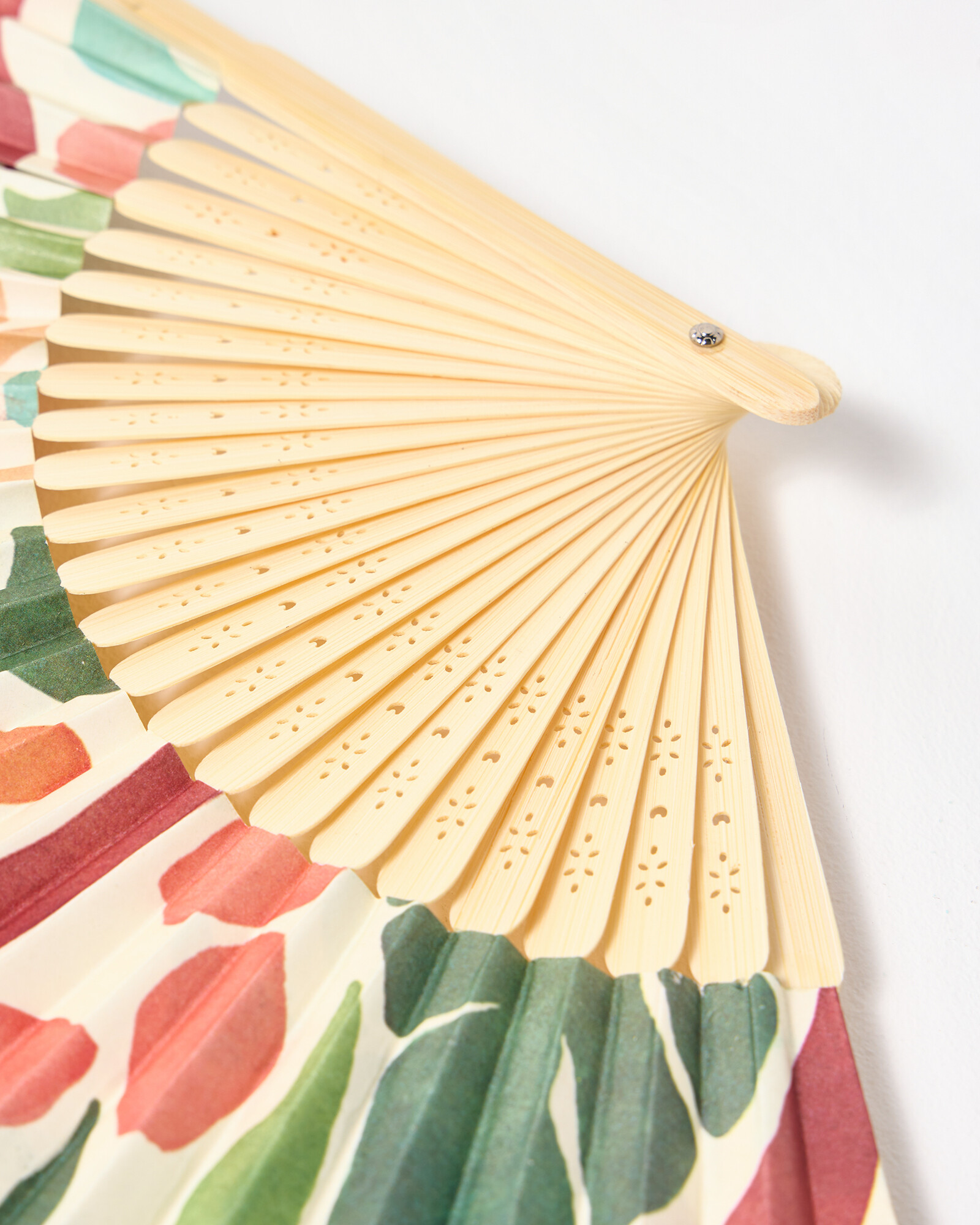 Palm Printed Hand Held Fan | Oliver Bonas