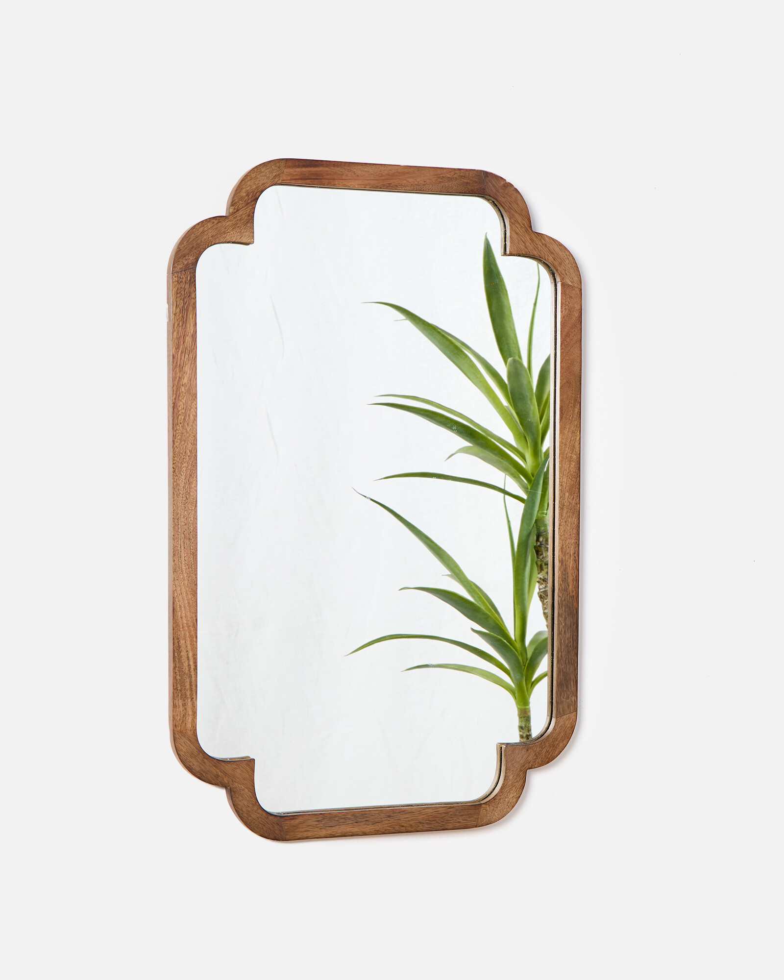 Safira Mango Wood Wall Mirror | Oliver Bonas