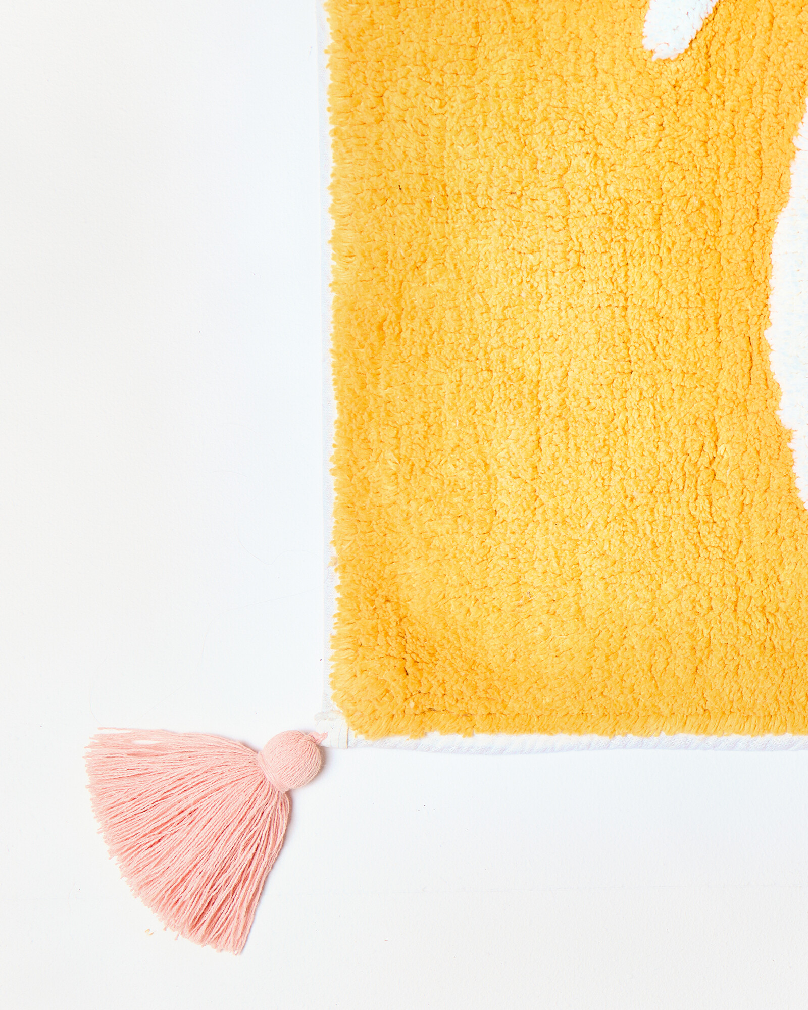 Pineapple Chequerboard Square Bath Mat | Oliver Bonas