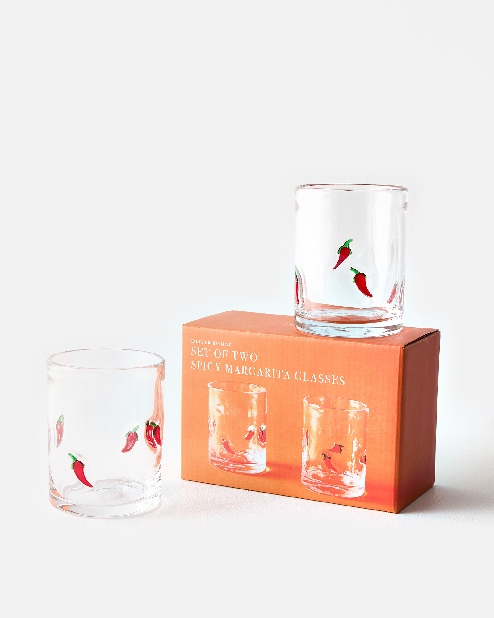 Spicy Margarita Tumblers Set of Two | Oliver Bonas
