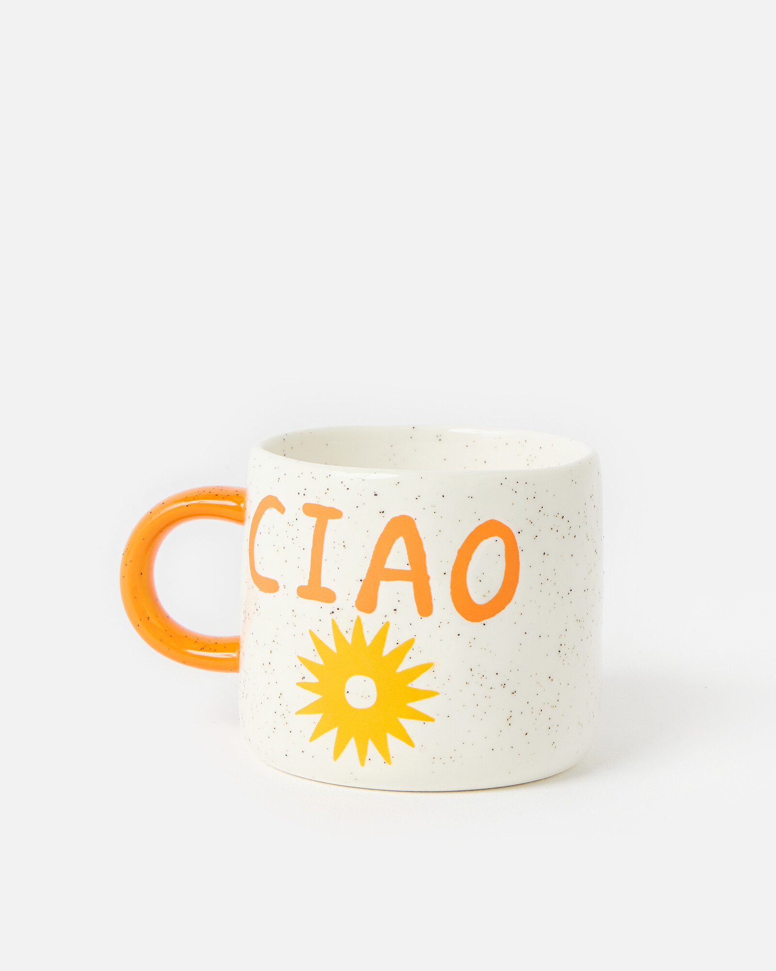 Ciao Speckled Sun Ceramic Mug | Oliver Bonas