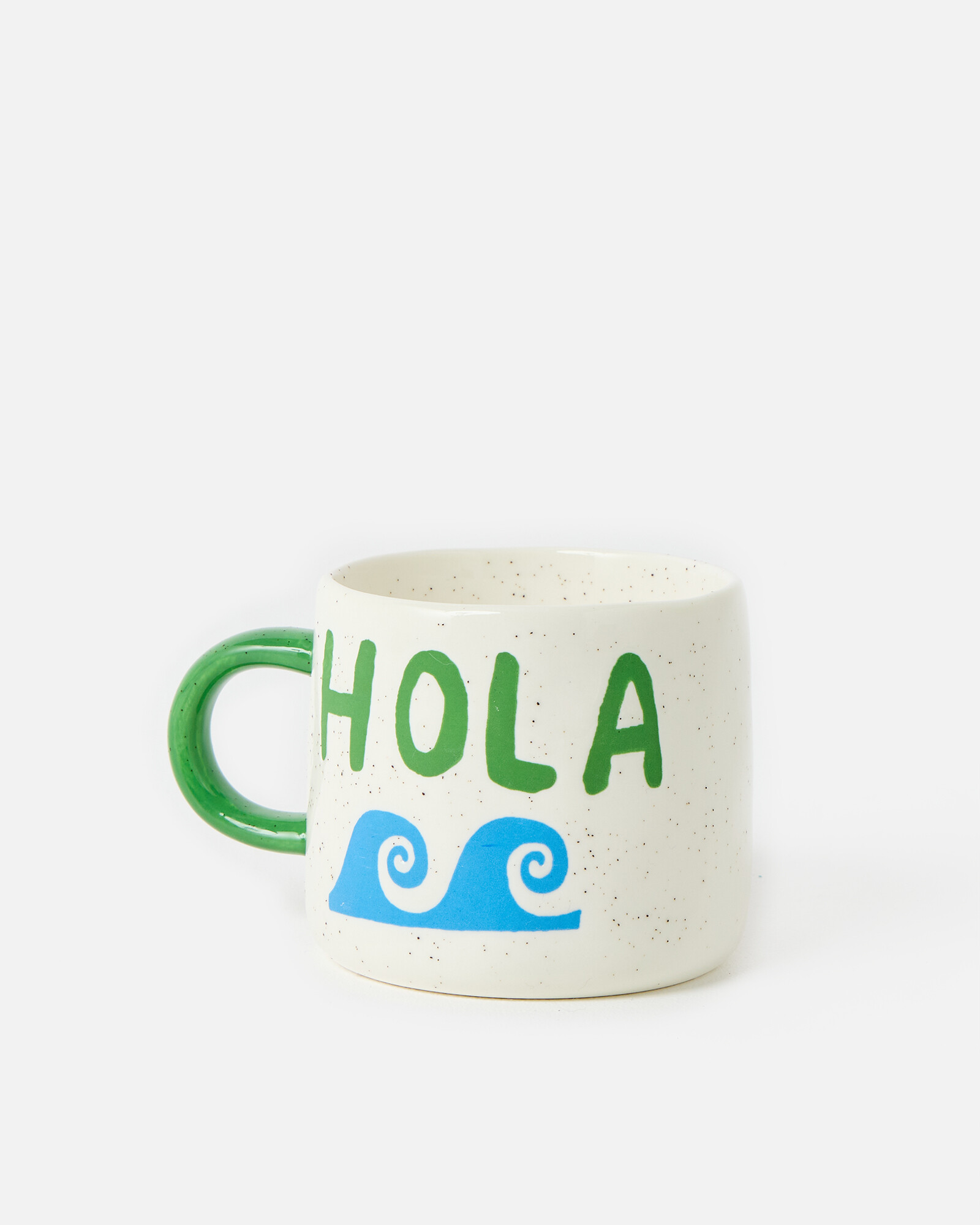 Hola Speckled Wave Ceramic Mug | Oliver Bonas