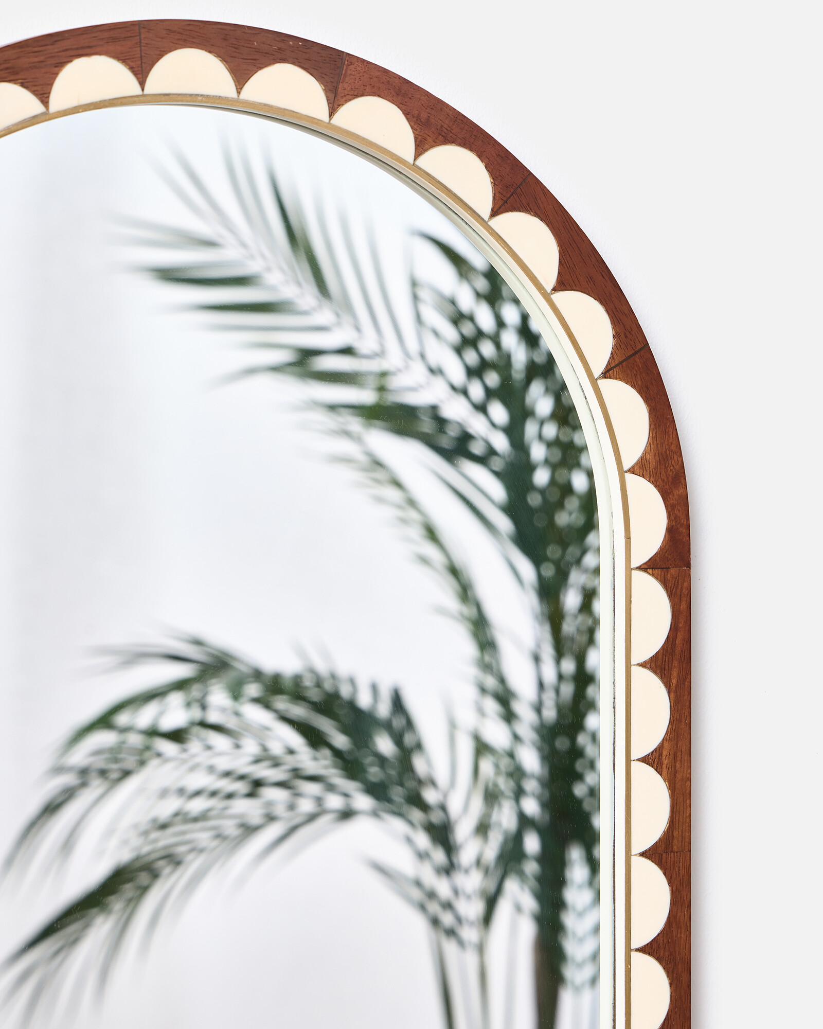 Delphi Arch Wood & Resin Wall Mirror | Oliver Bonas